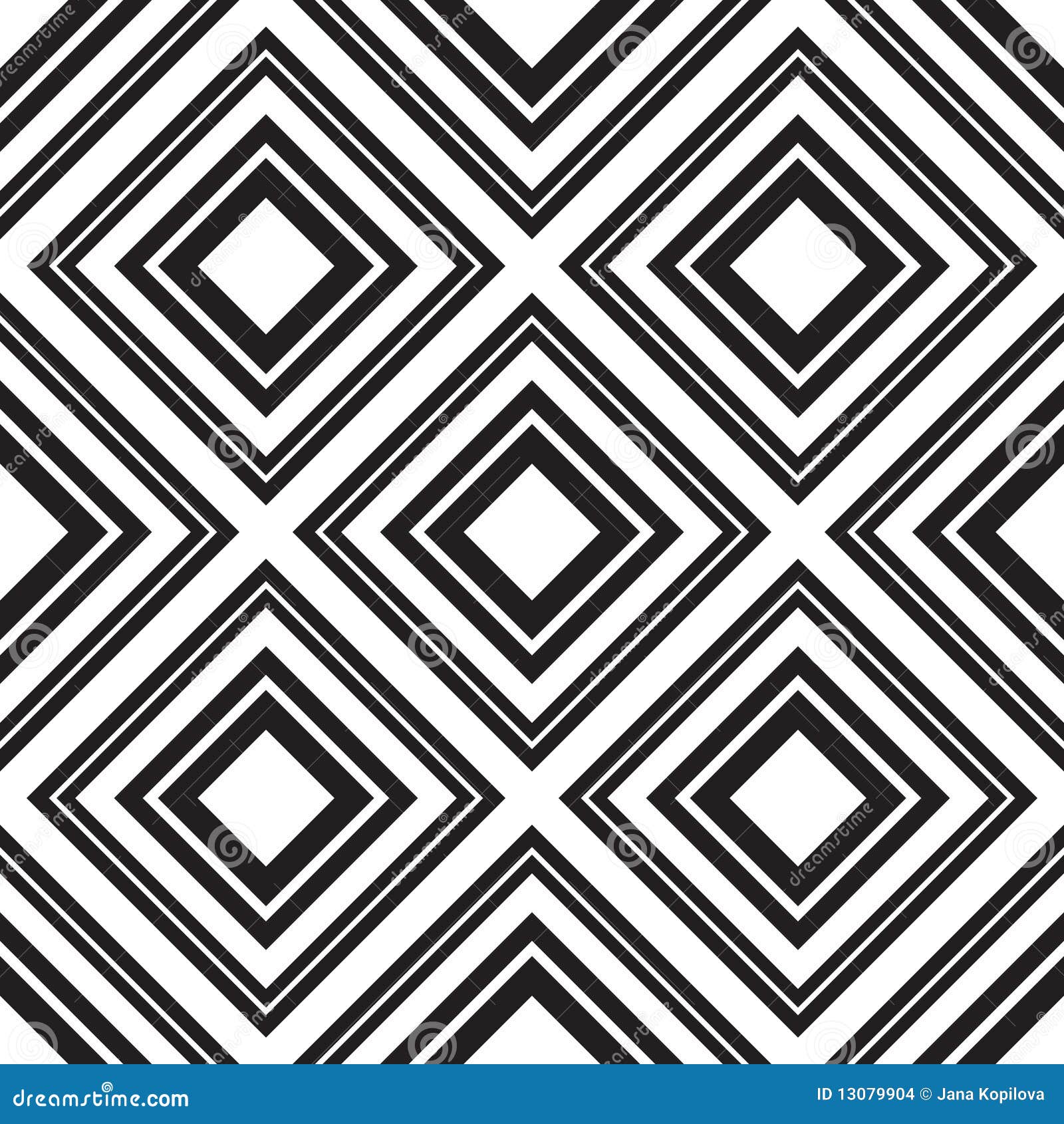 Vierkant patroon vector illustratie. Illustration of lijn - 13079904