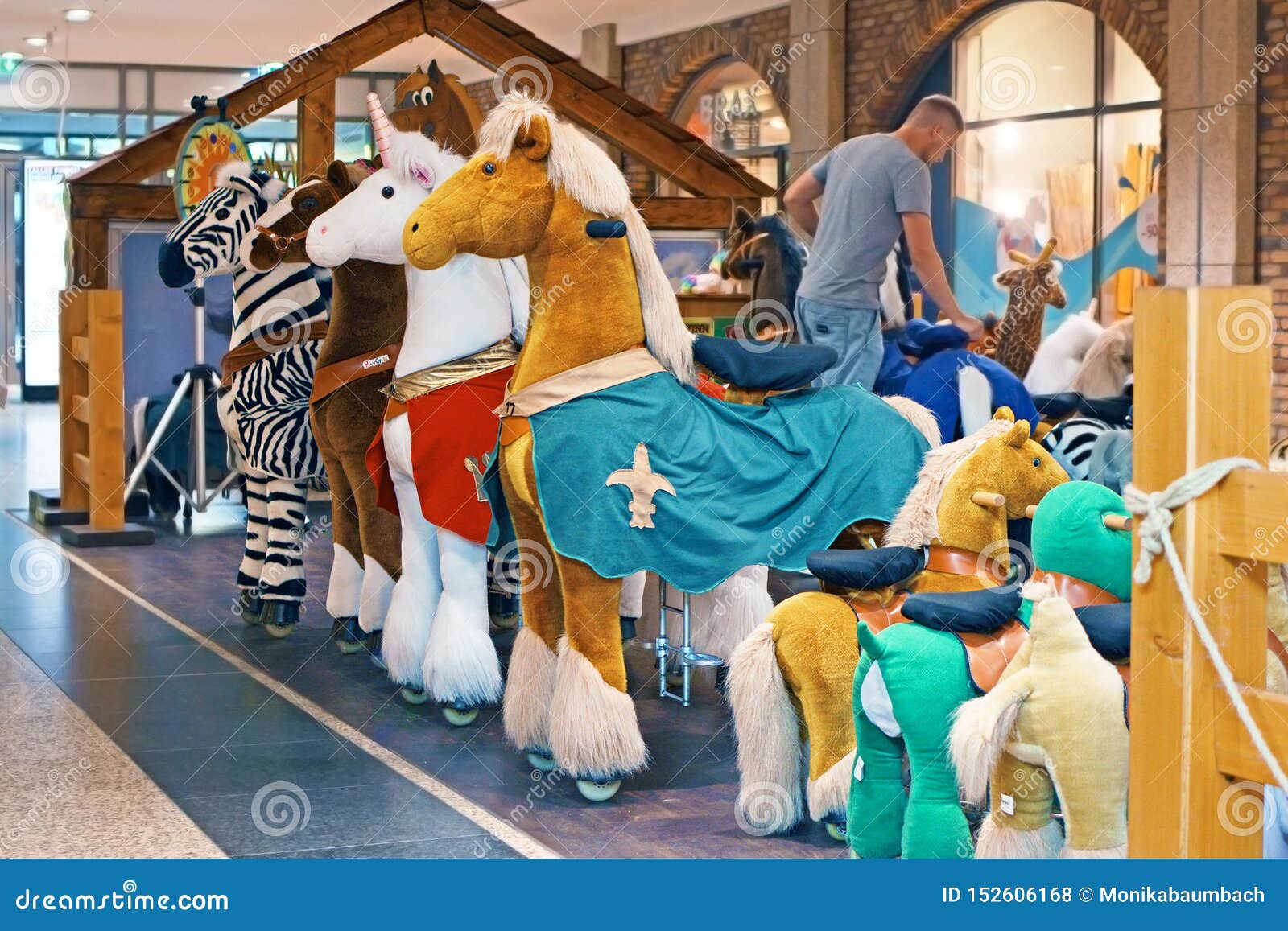 New German Trend for Children, so Called `Inline Animals` in Shopping ... New German Trend for Children, so Called `Inline Animals` in Shopping ...