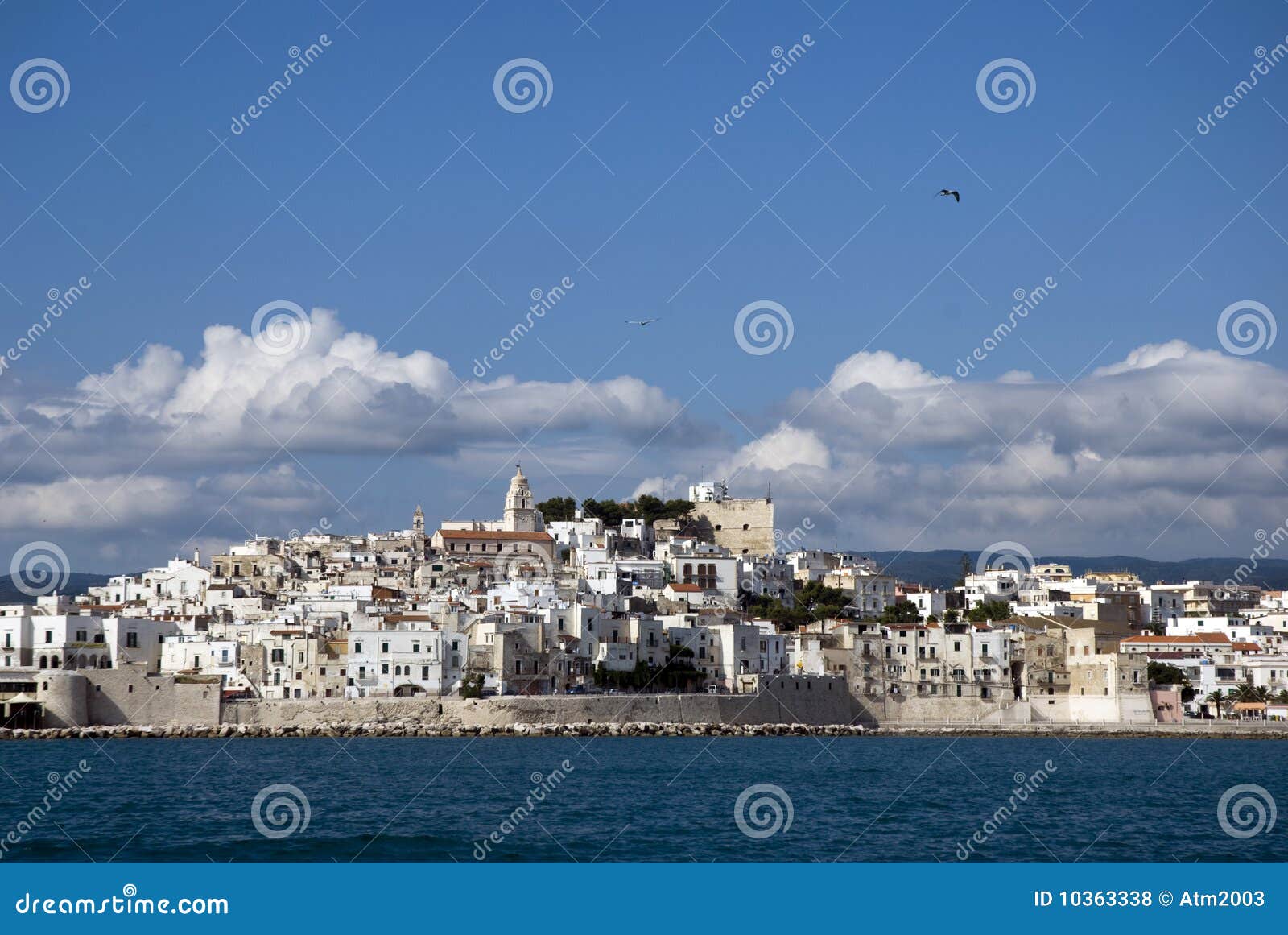 Vieste - Italy stock photo. Image of cliffs, italian - 10363338