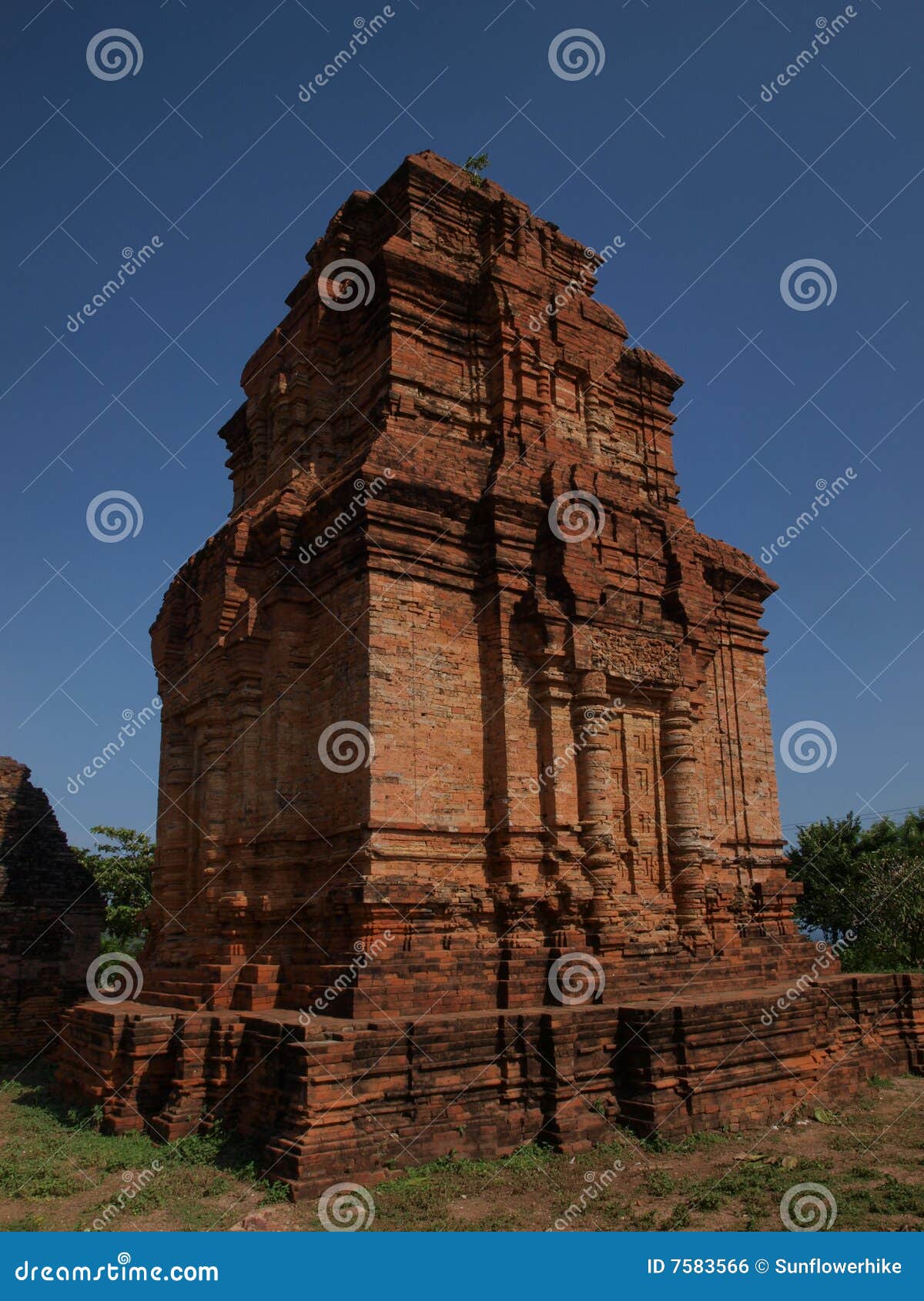 Vietnam Champa temple stock photo. Image of asian, cham - 7583566
