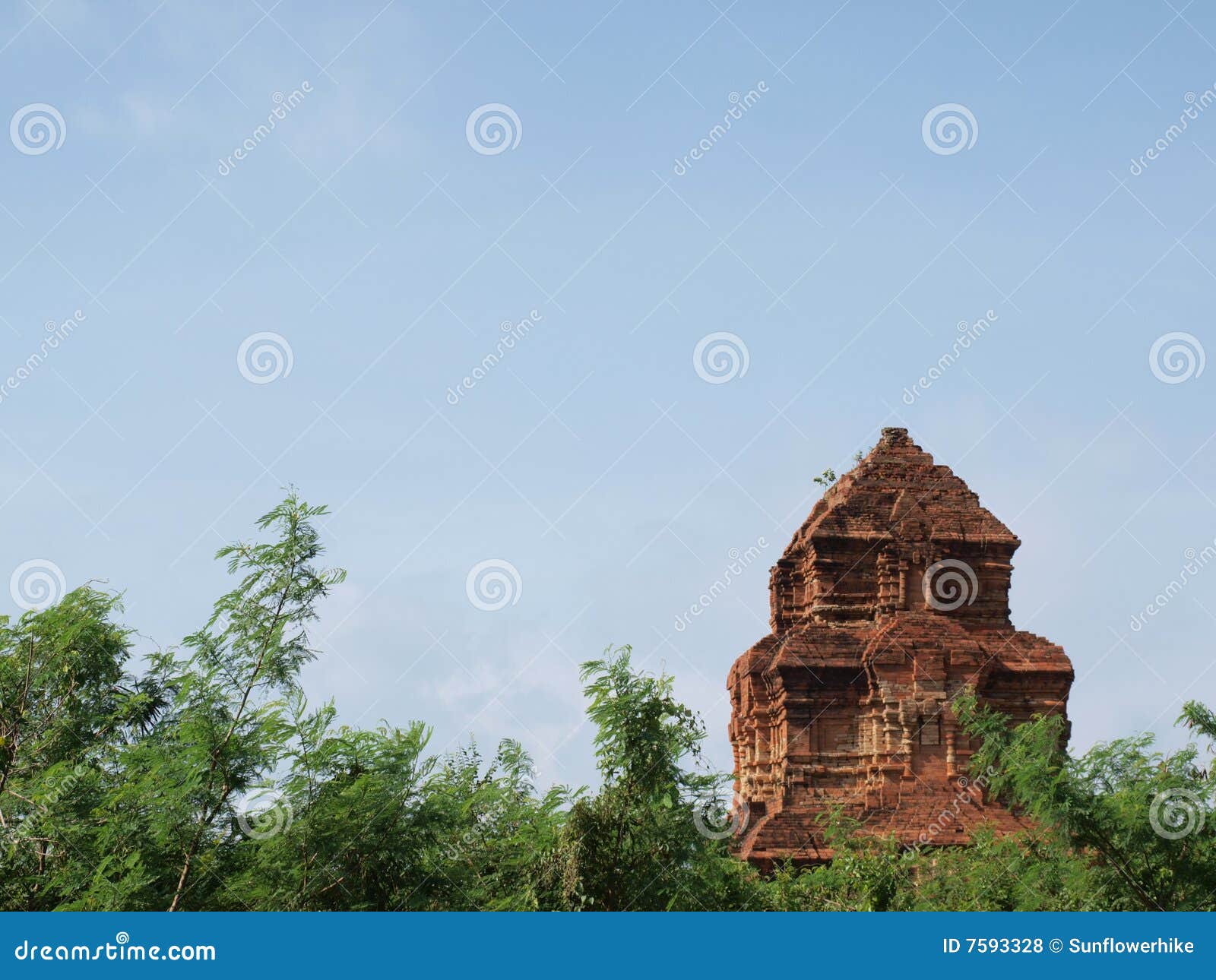 Vietnam Champa temple stock photo. Image of ancient, beautiful - 7593328