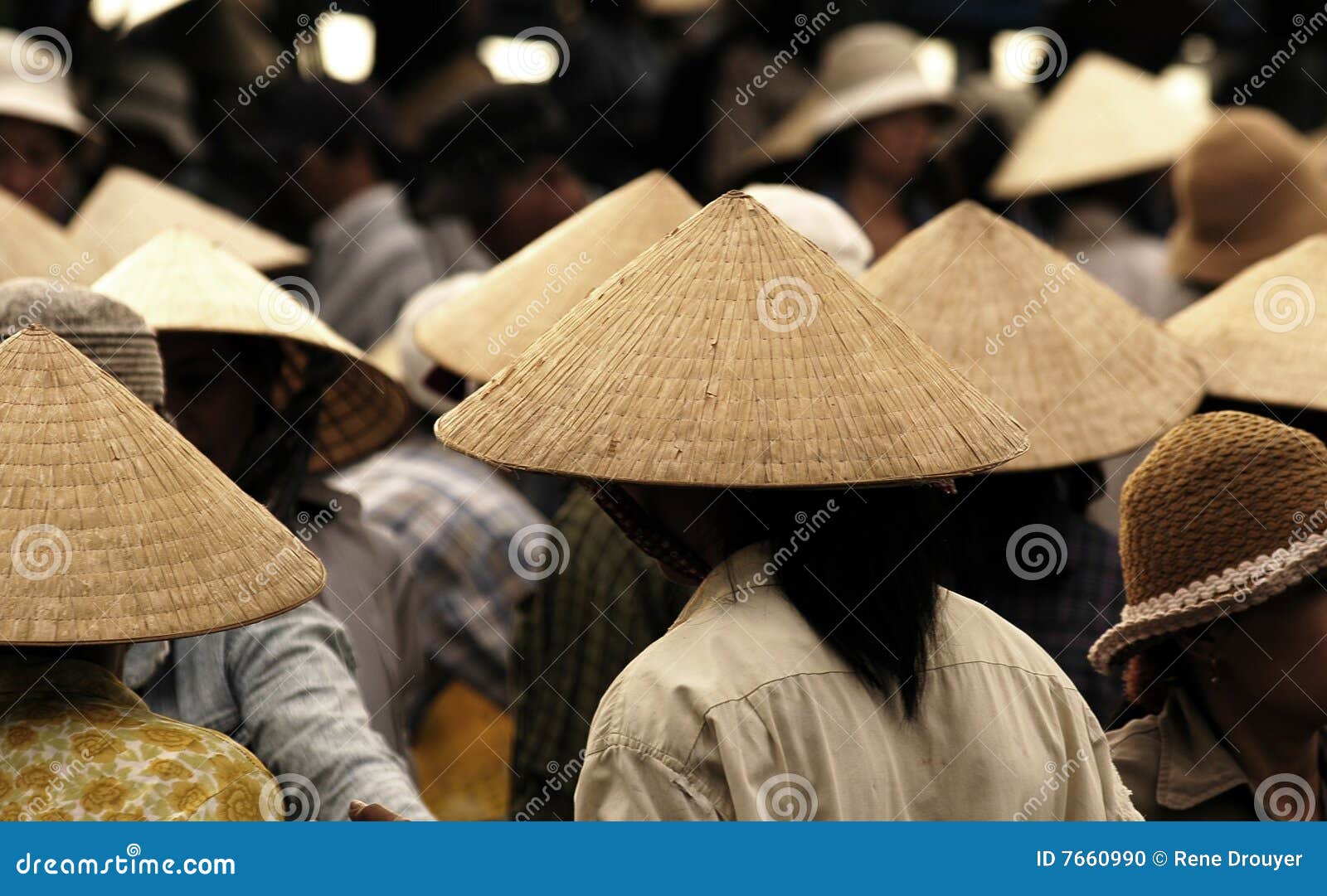 Vietnam conic hats editorial image. Image of vietnam, fashion - 7660990