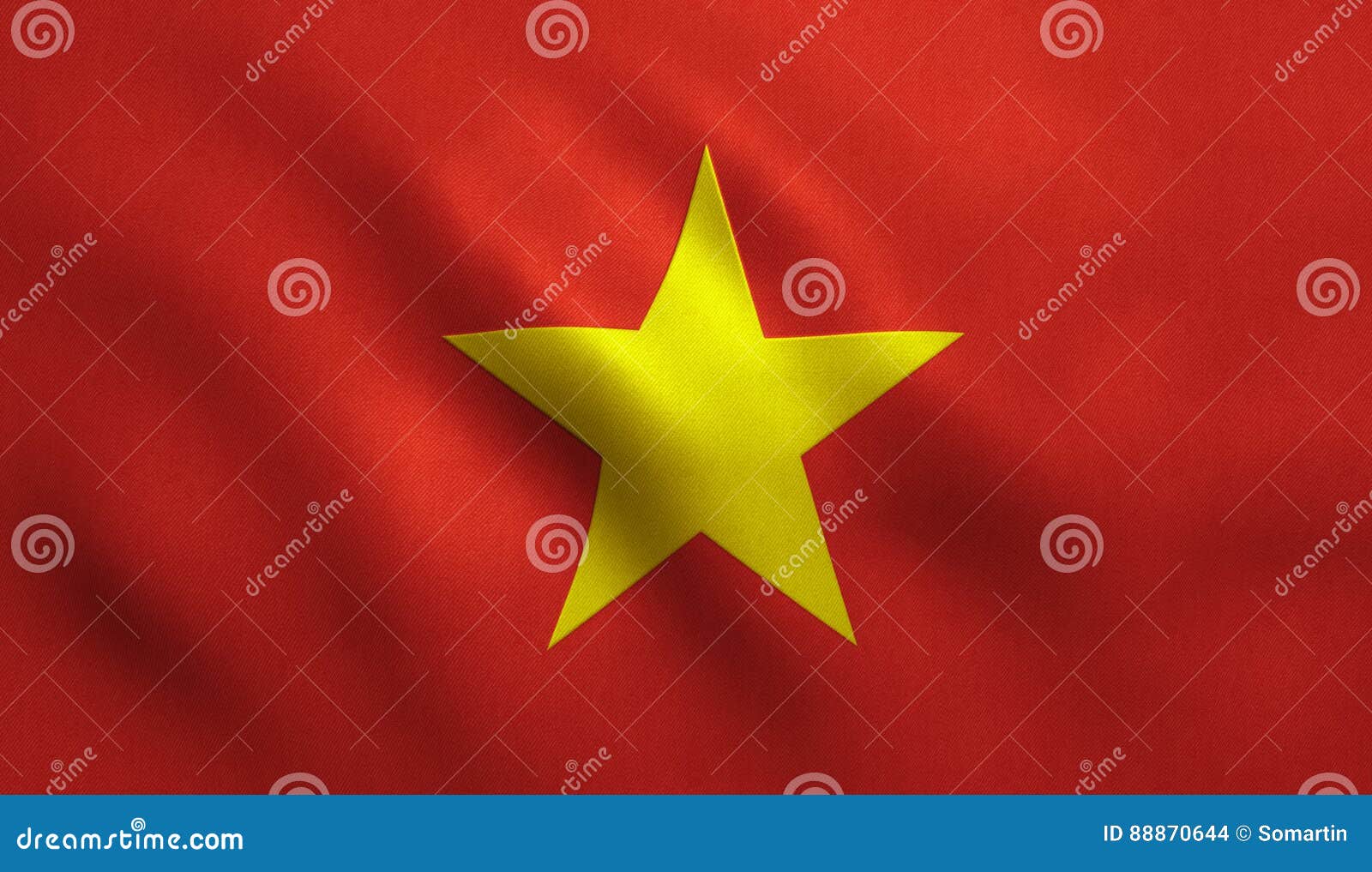 Vietnam Flag stock photo. Image of fabric, nation, national - 88870644