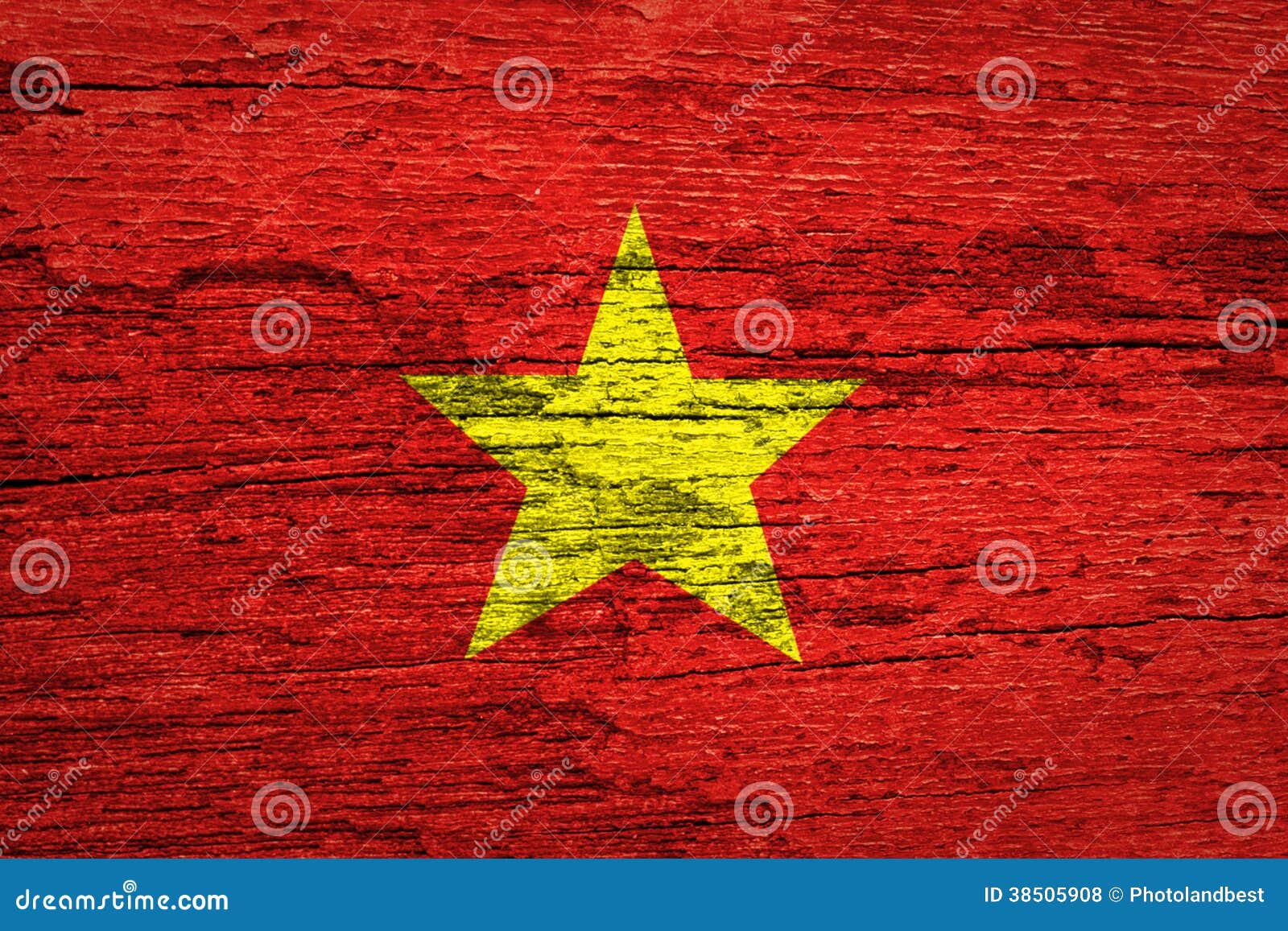 Vietnam Flag stock photo. Image of effect, wood, pattern - 38505908