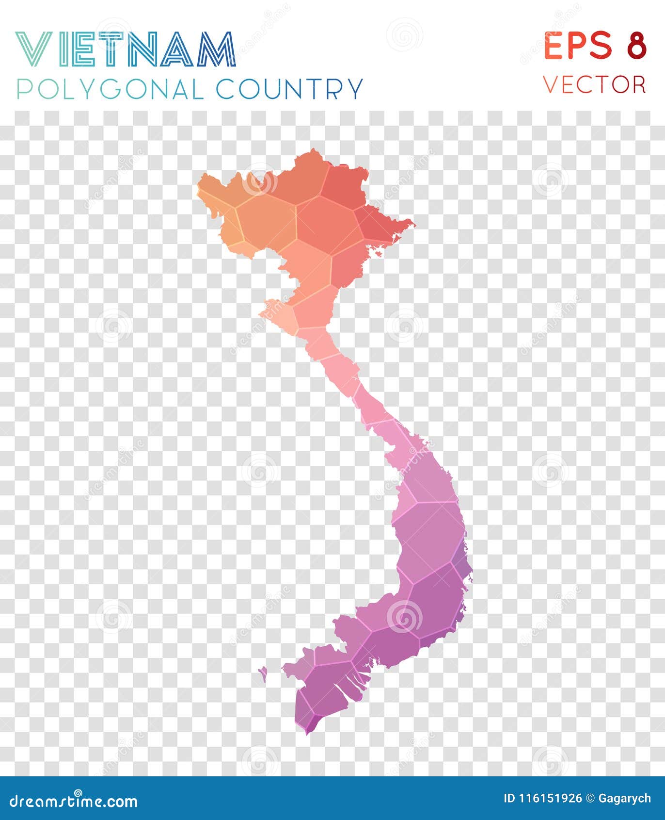 Vietnam Polygonal Map, Mosaic Style Country. Stock Vector ... Vietnam Polygonal Map, Mosaic Style Country. Stock Vector ...