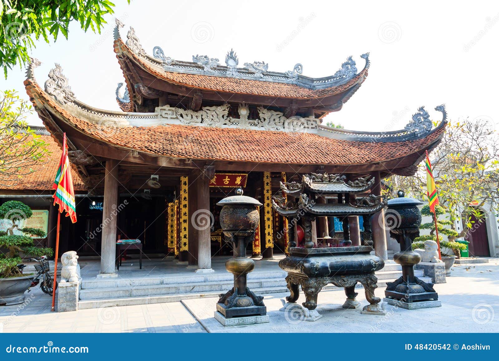 Vietnam temple stock photo. Image of ancient, destinations - 48420542