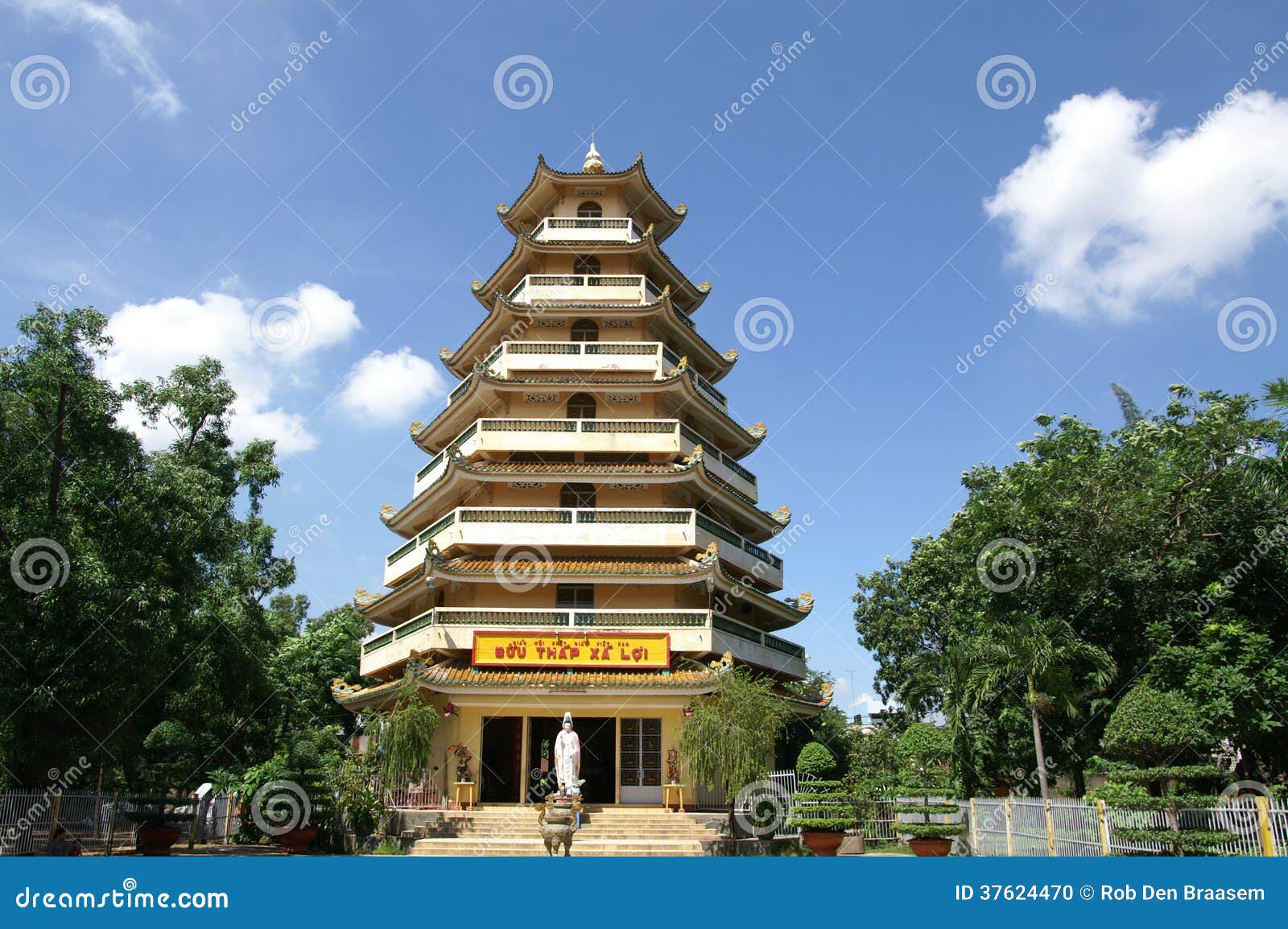 Vietnam Temple stock photo. Image of vacation, town, asian - 37624470