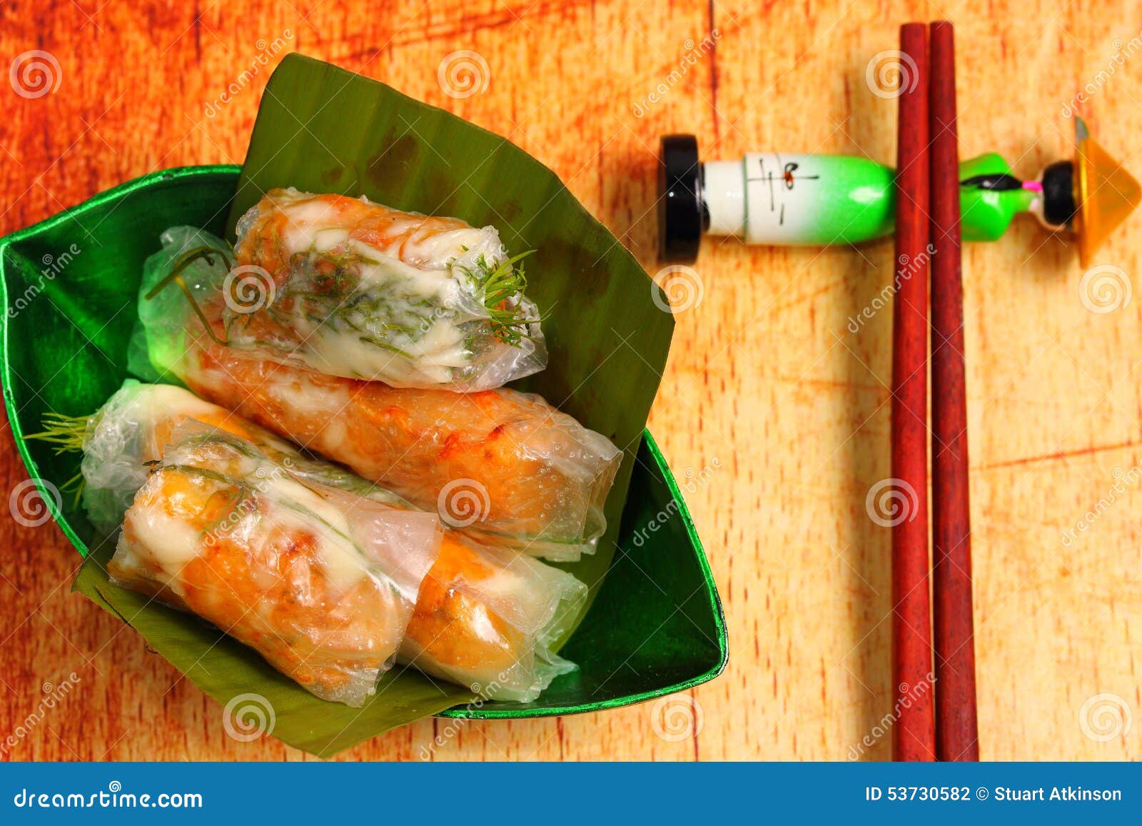 Vietnam wafer spring rolls stock photo. Image of spring - 53730582