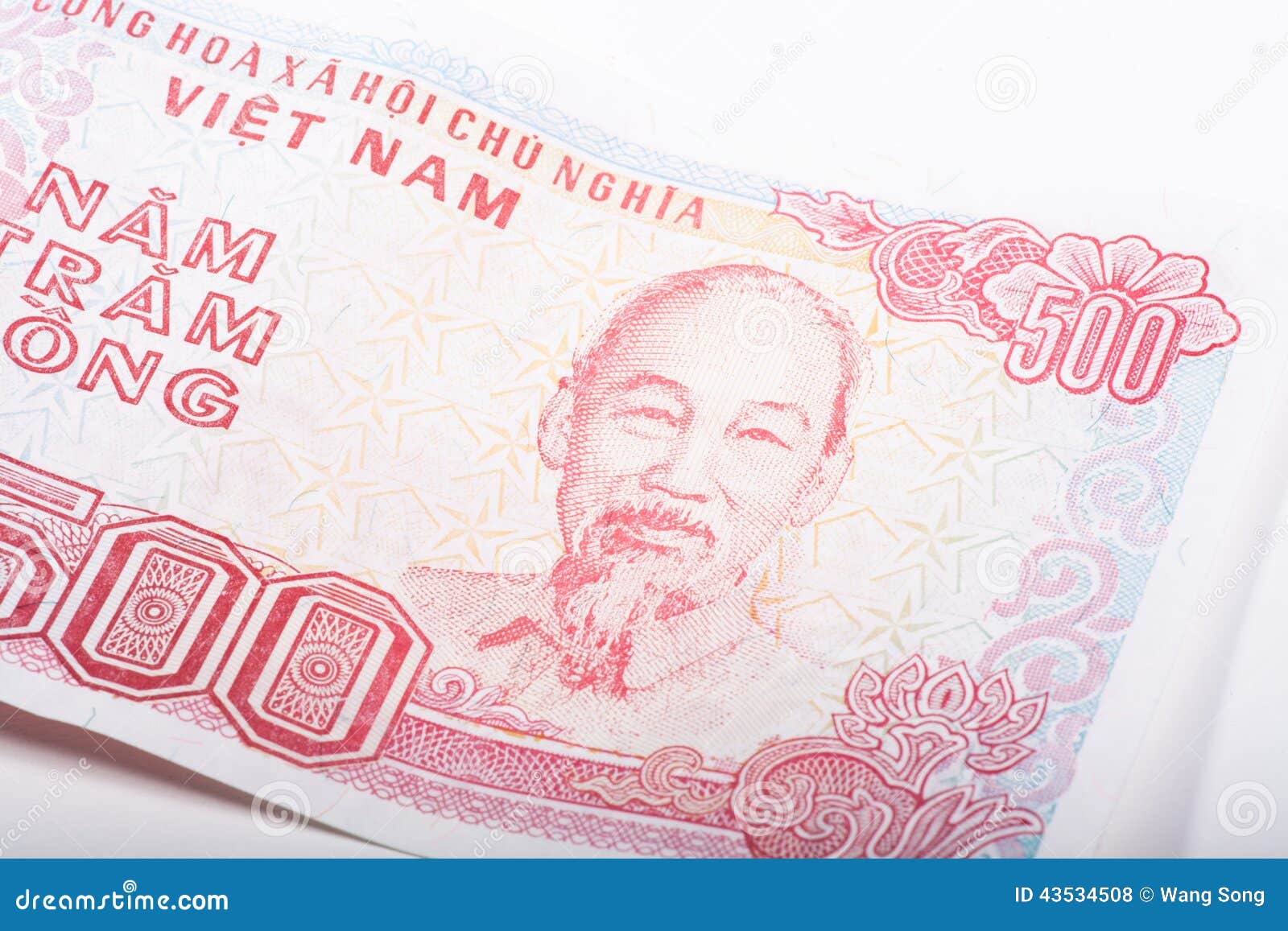 Vietnamese banknotes stock photo. Image of portrait, economy - 43534508