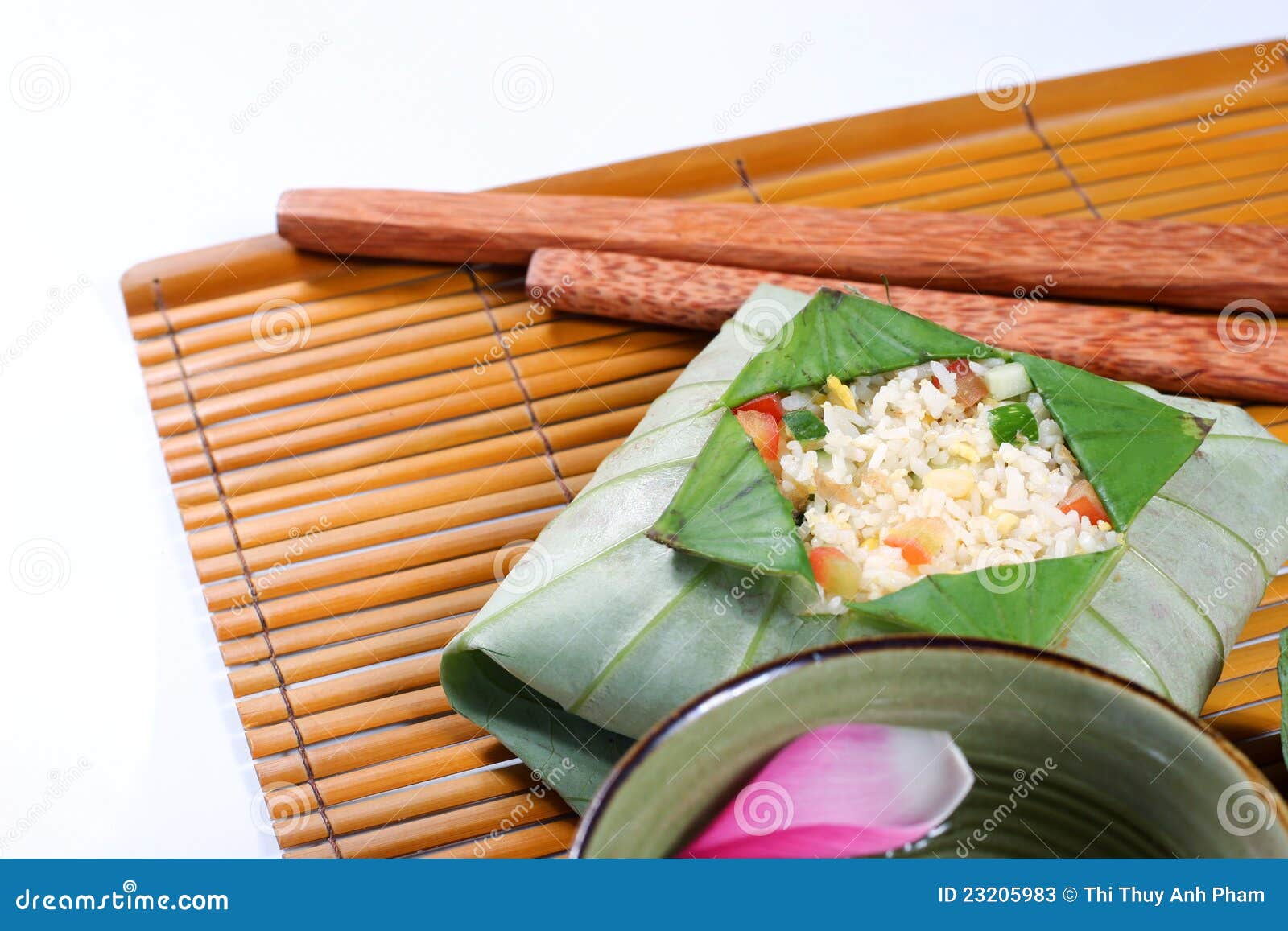 Vietnamese cake stock image. Image of wrapped, petal - 23205983