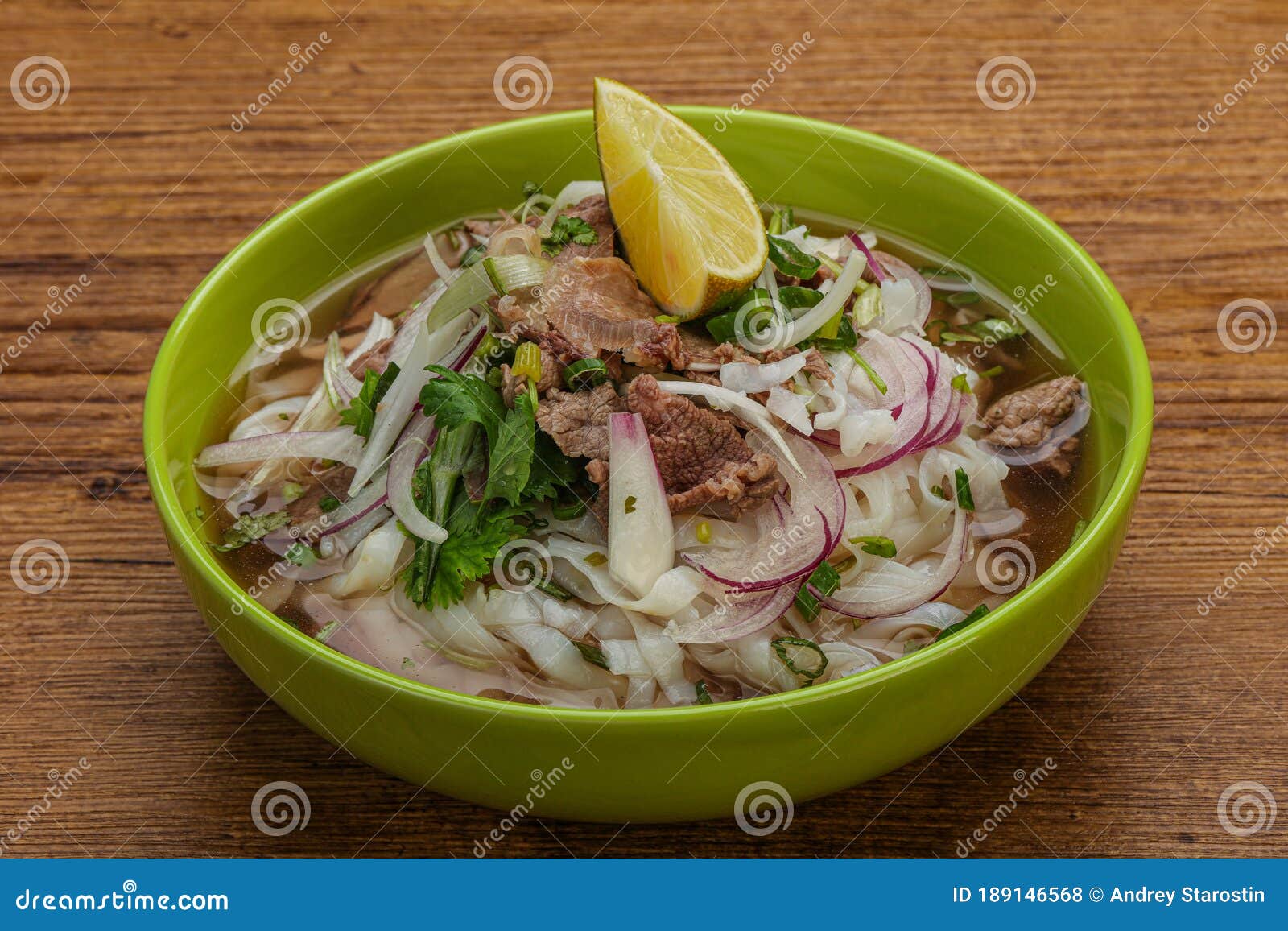 Vietnamese Cuisine - Pho Bo Soup Stock Photo - Image of spice, asian ...