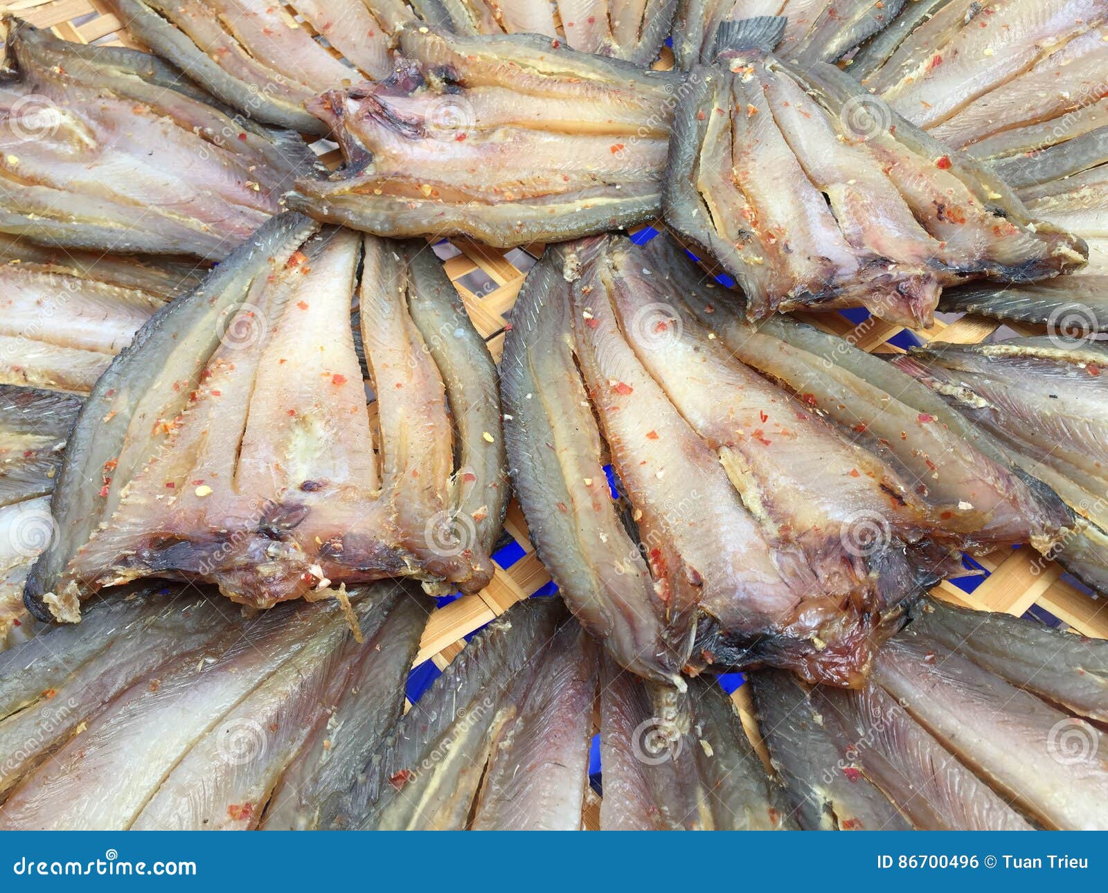 The Vietnamese Cuisine: Seafood - Dried Fish Stock Photo - Image of ...