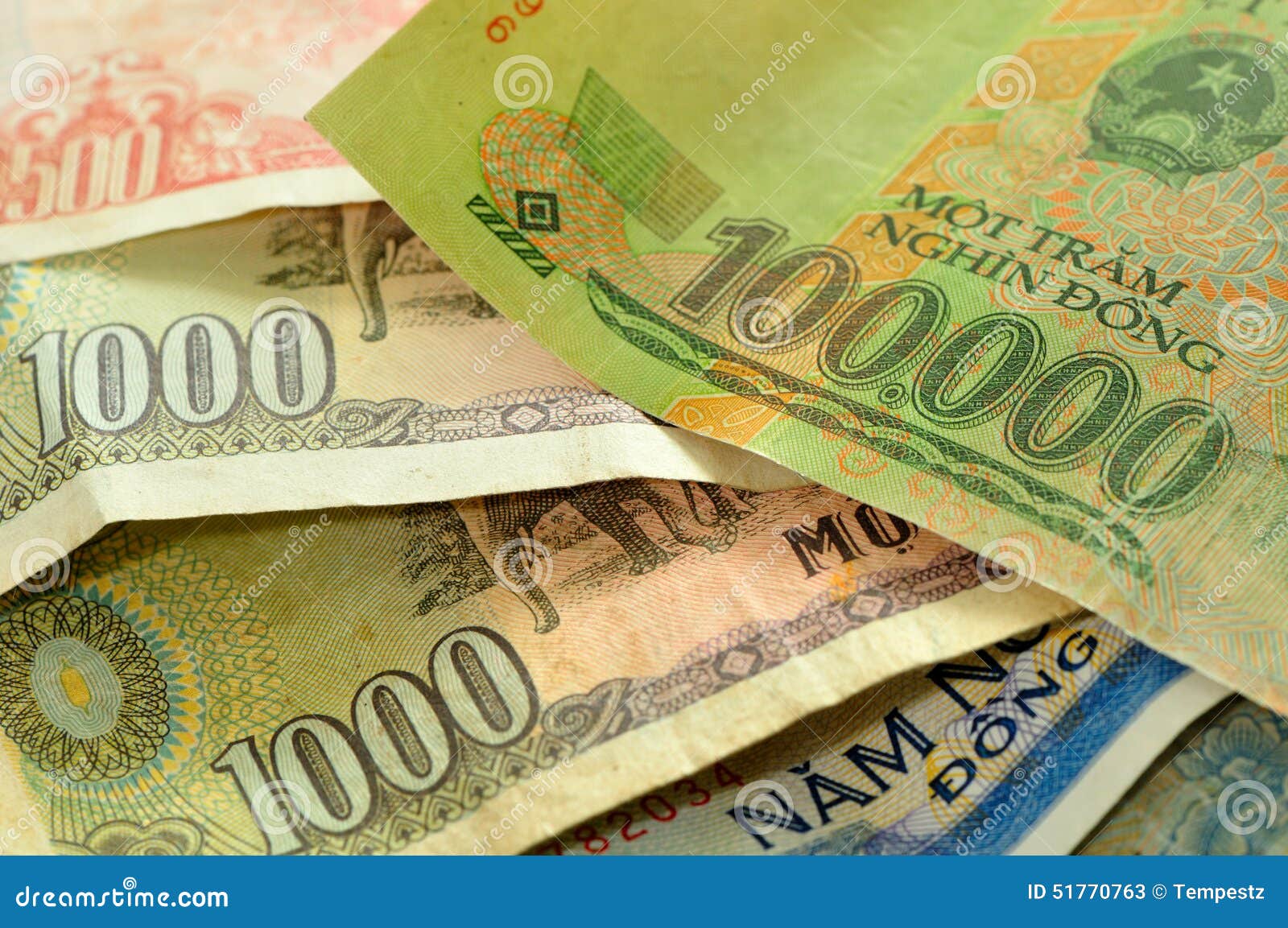 Vietnamese Currency Stock Photo - Image: 51770763