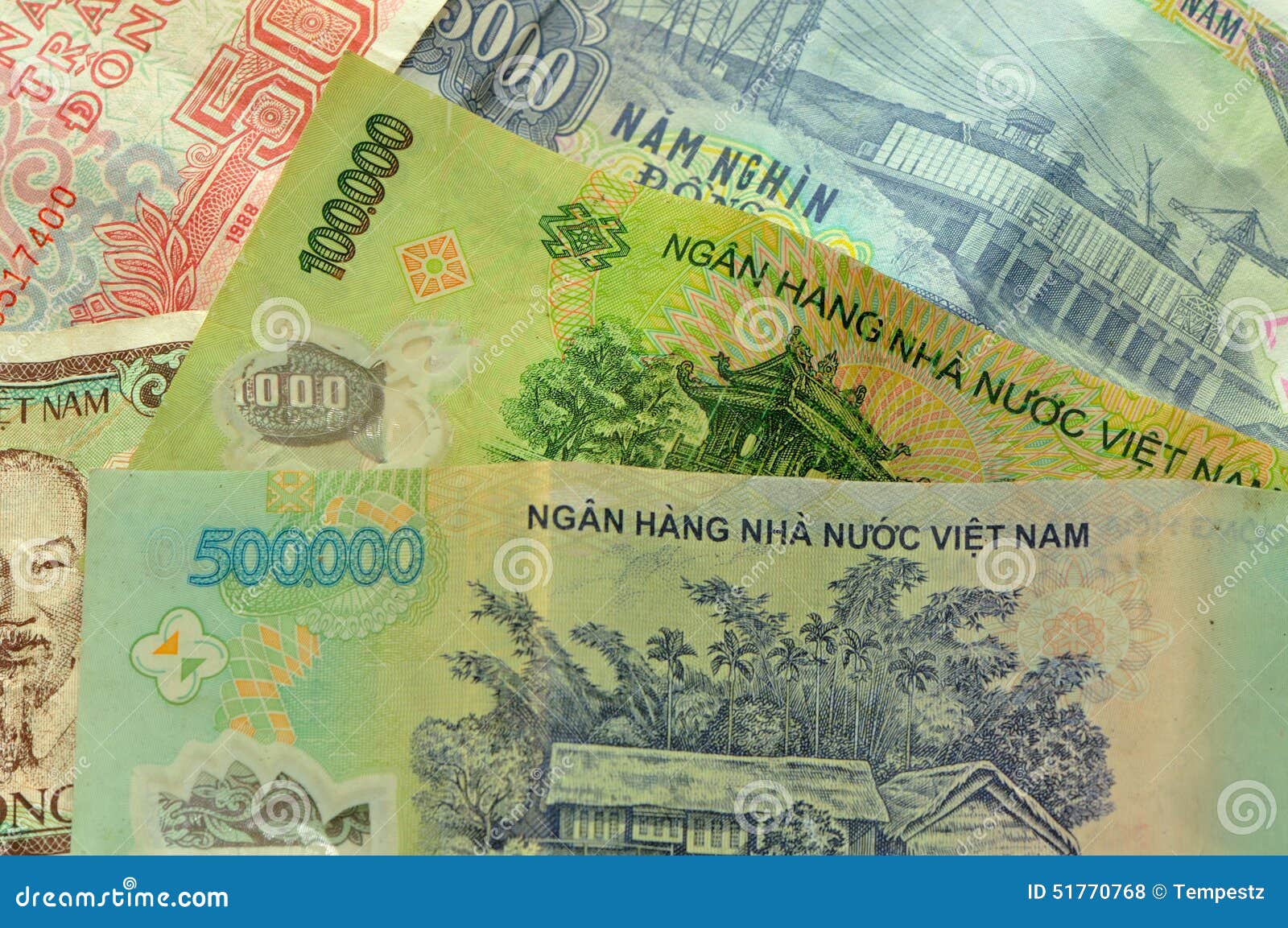 Vietnamese Currency stock photo. Image of bills, vietnam - 51770768