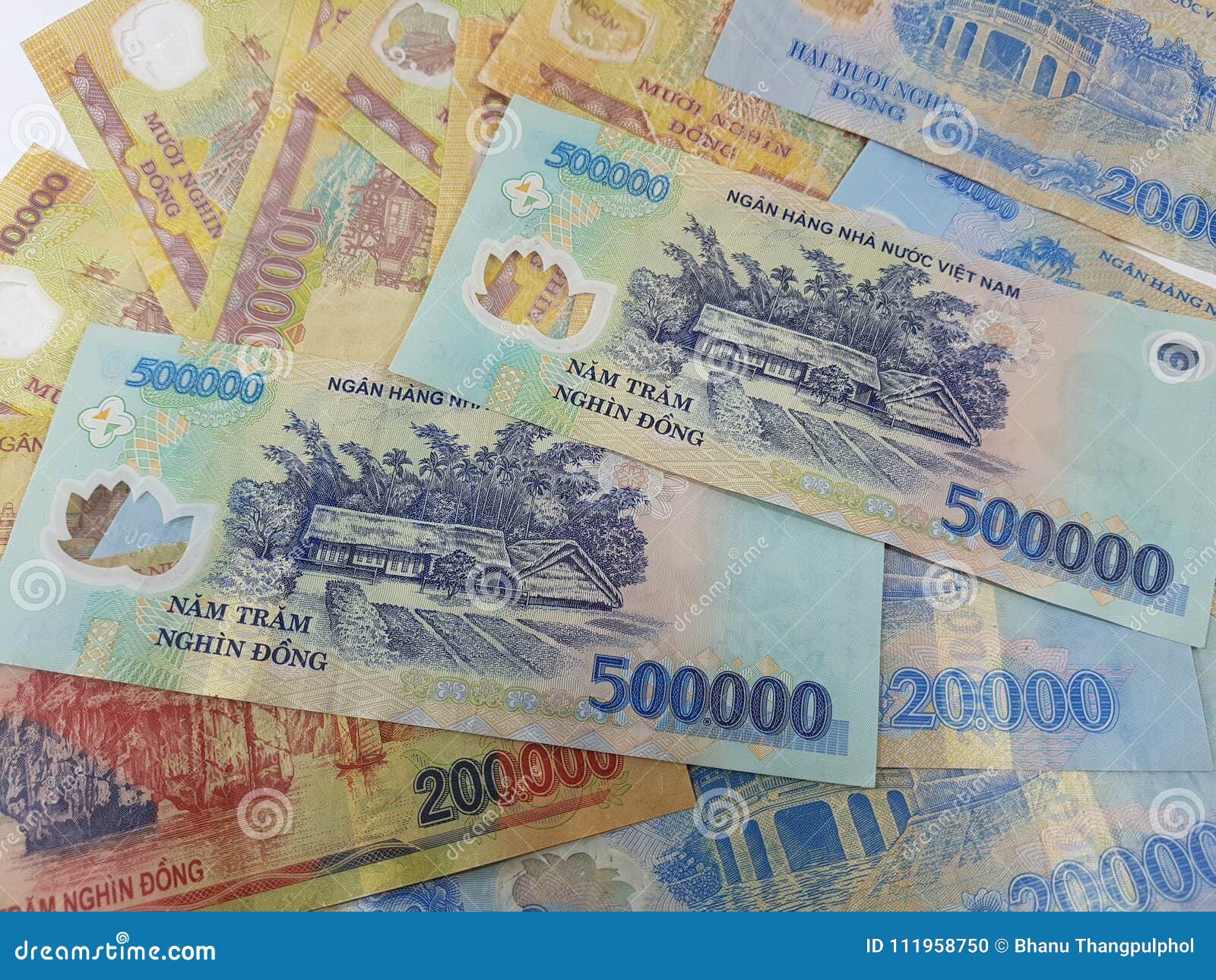 Vietnamese Bank Note stock photo. Image of rich, minh - 111958750