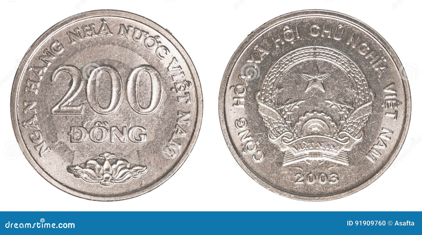 200 vietnamese coin stock photo. Image of coin, finance - 91909760