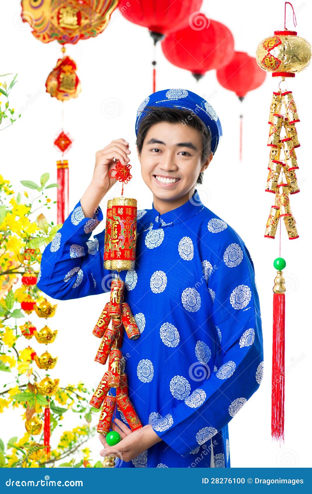 Vietnamese firecrackers stock photo. Image of celebrating - 28276100