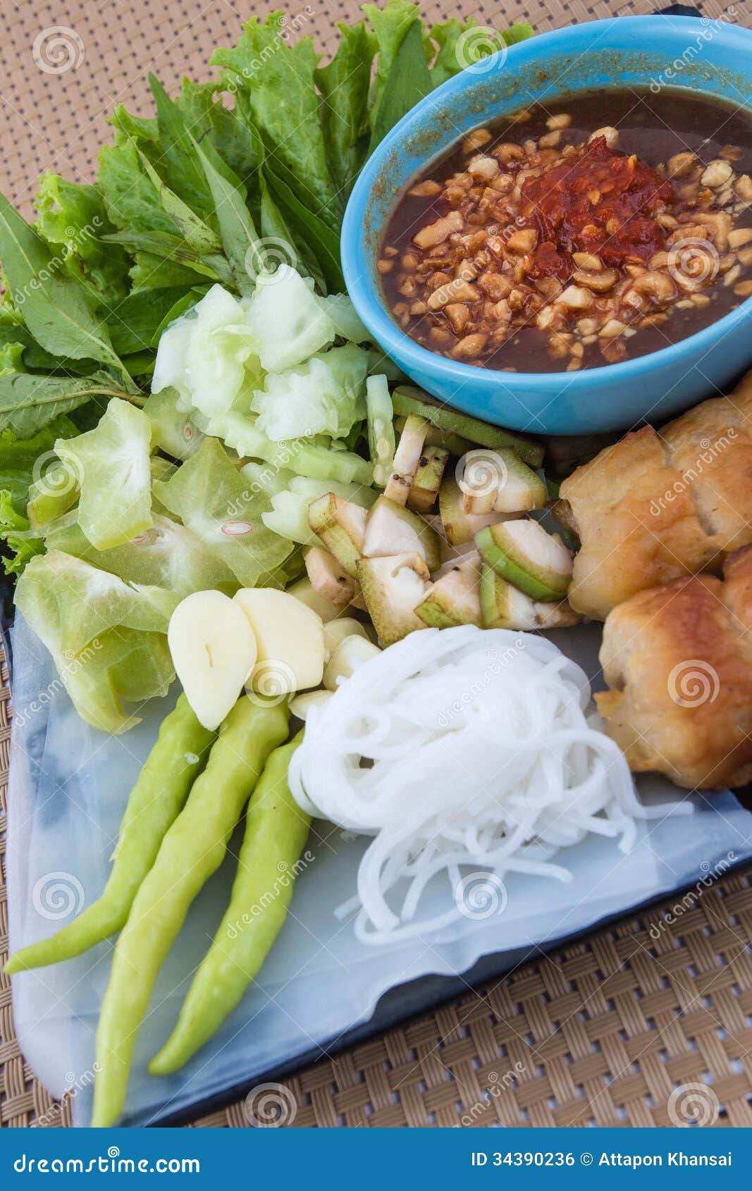 Vietnamese Food stock photo. Image of barbecue, asia - 34390236