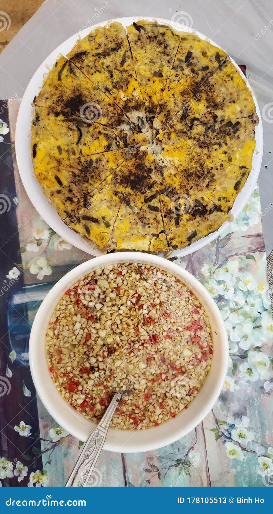 Vietnamese food home made stock image. Image of fishsauce - 178105513