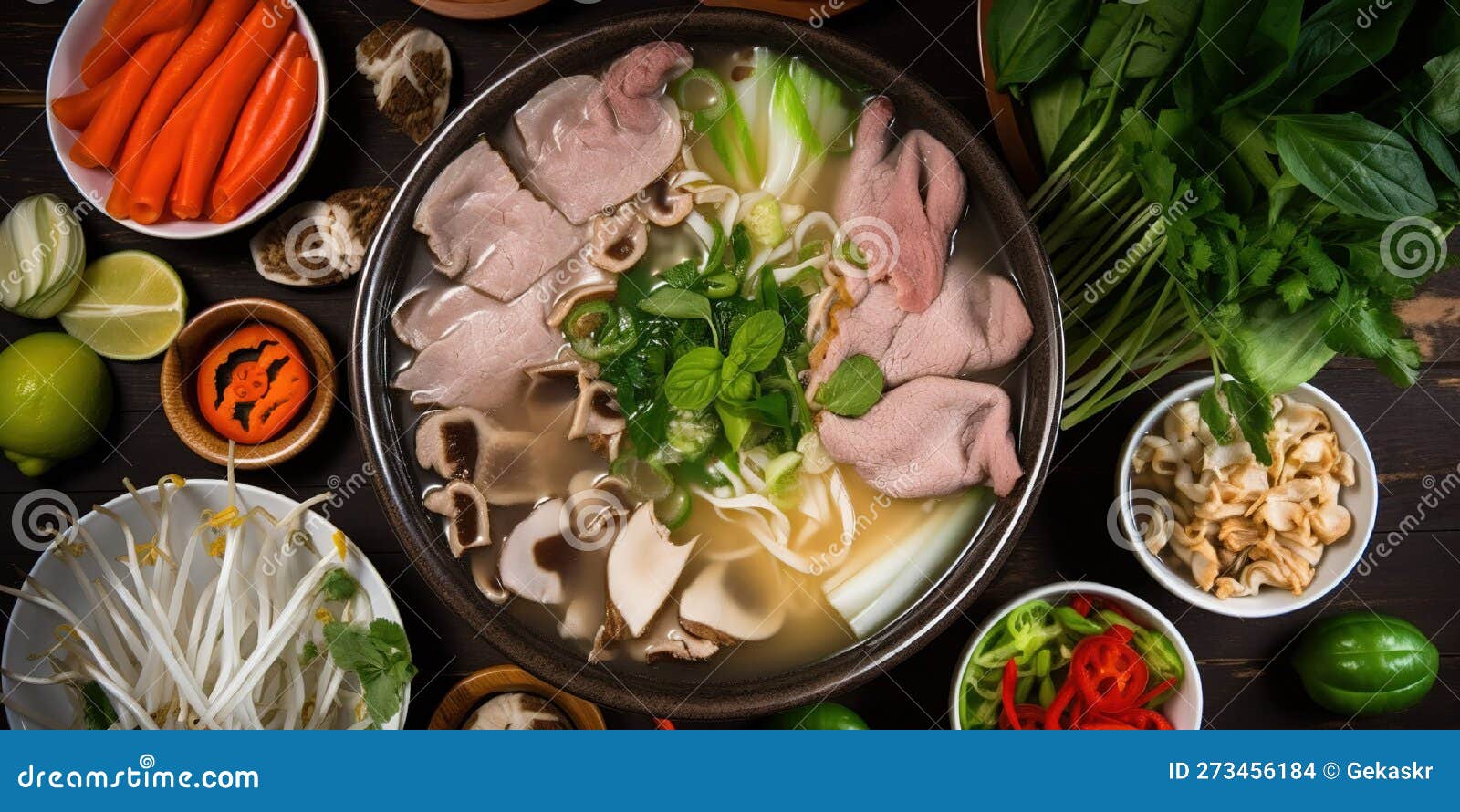 Vietnamese phobo soup stock illustration. Illustration of noodle ...