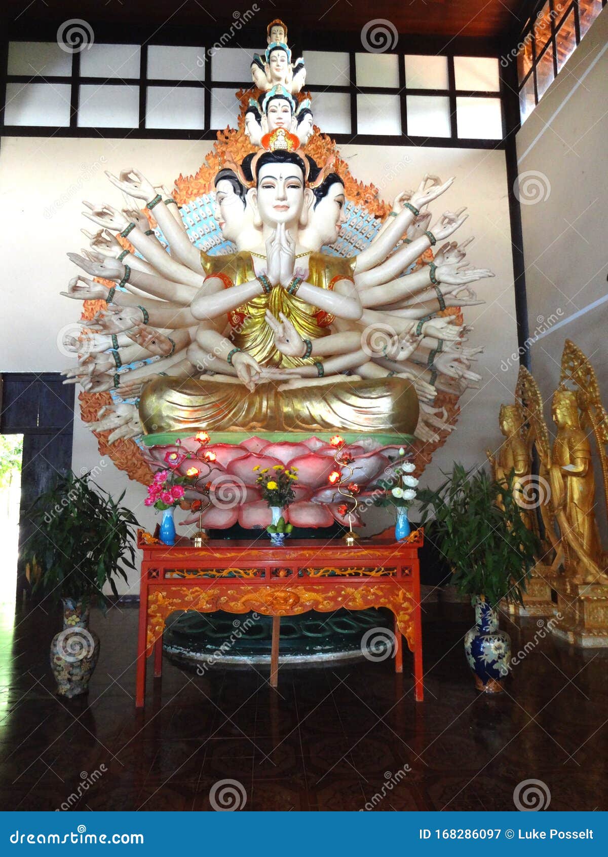 Vietnamese Religious Statue Stock Image - Image of colourful, statue ...
