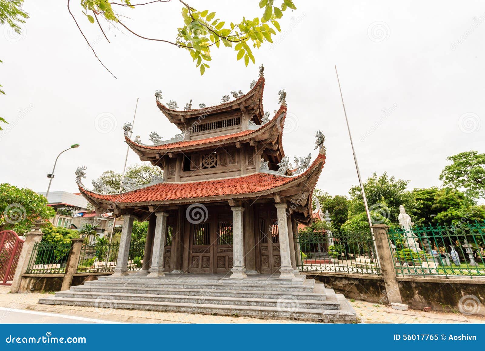Vietnamese temple stock image. Image of culture, environmental - 56017765