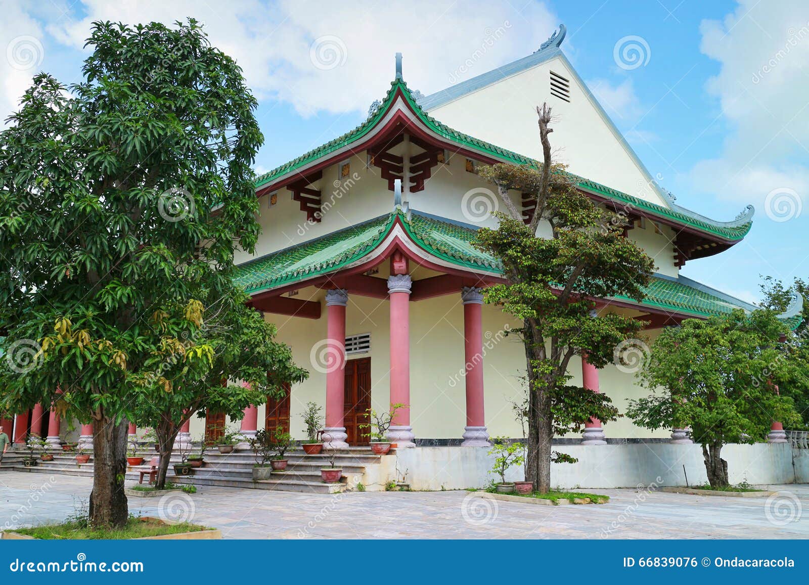 Vietnamese temple stock photo. Image of architecture - 66839076