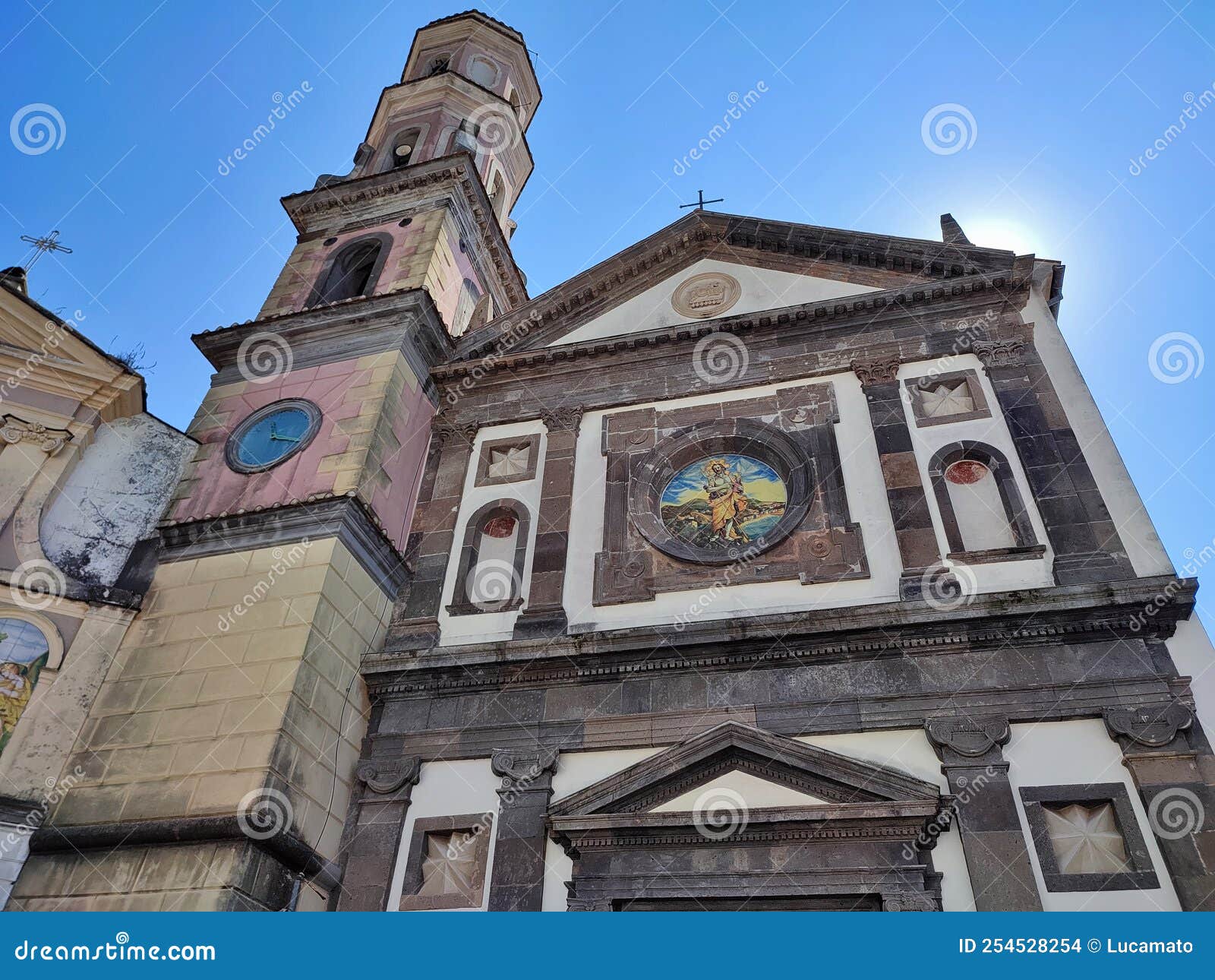 Vietri Sul Mare - Facciata Della Chiesa Di San Giovanni Battista ... Vietri Sul Mare - Facciata Della Chiesa Di San Giovanni Battista ...