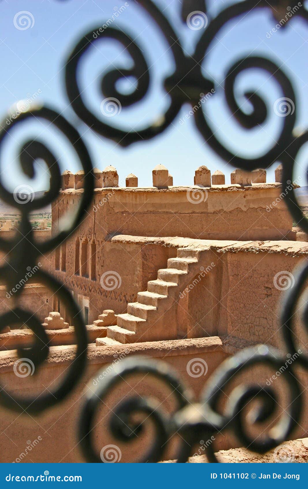 Vieuw from a Kashba stock photo. Image of jeanjean, ancient - 1041102