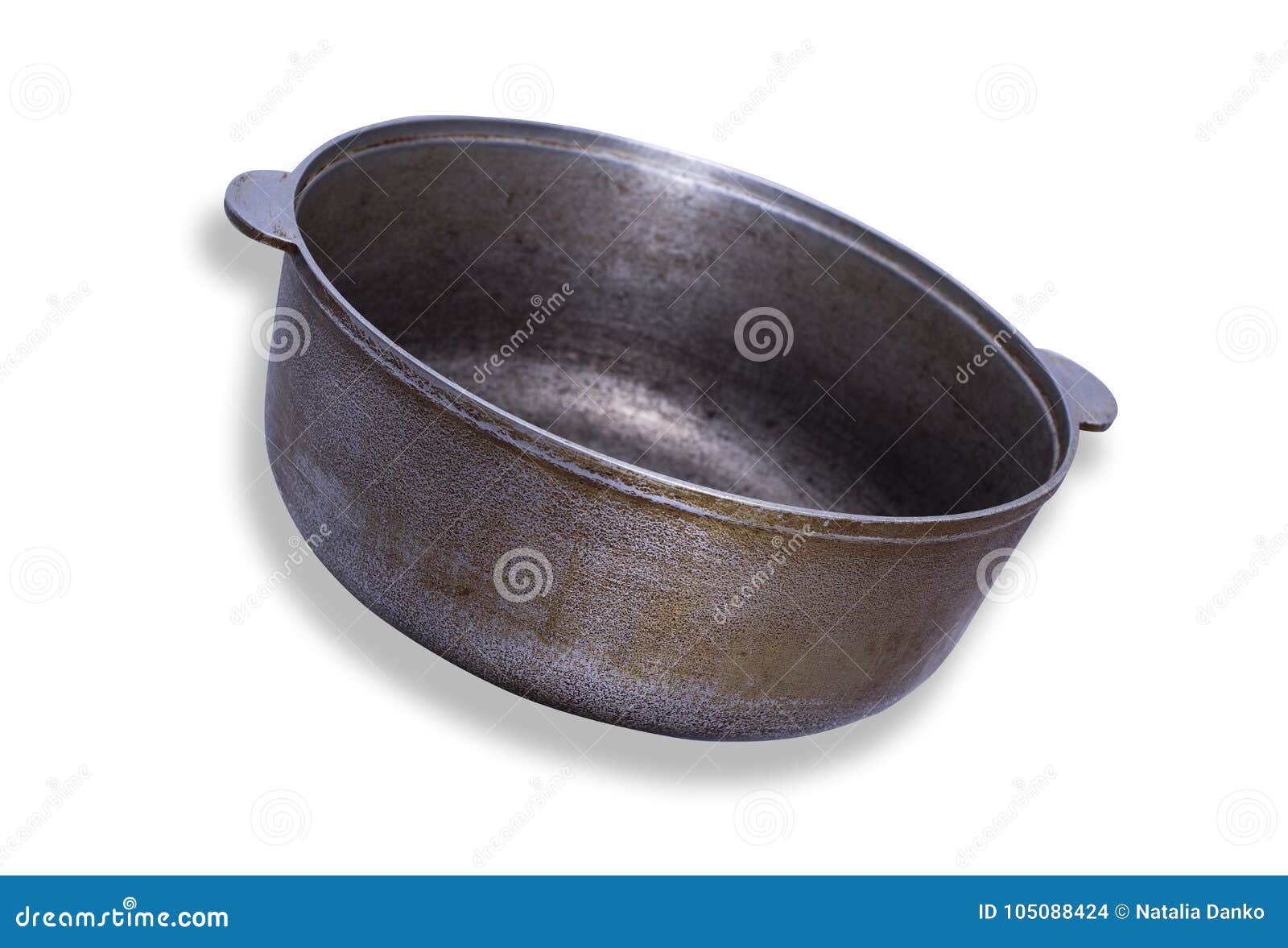 Vieux Chaudron En Aluminium Photo stock - Image du matériel, outil ...