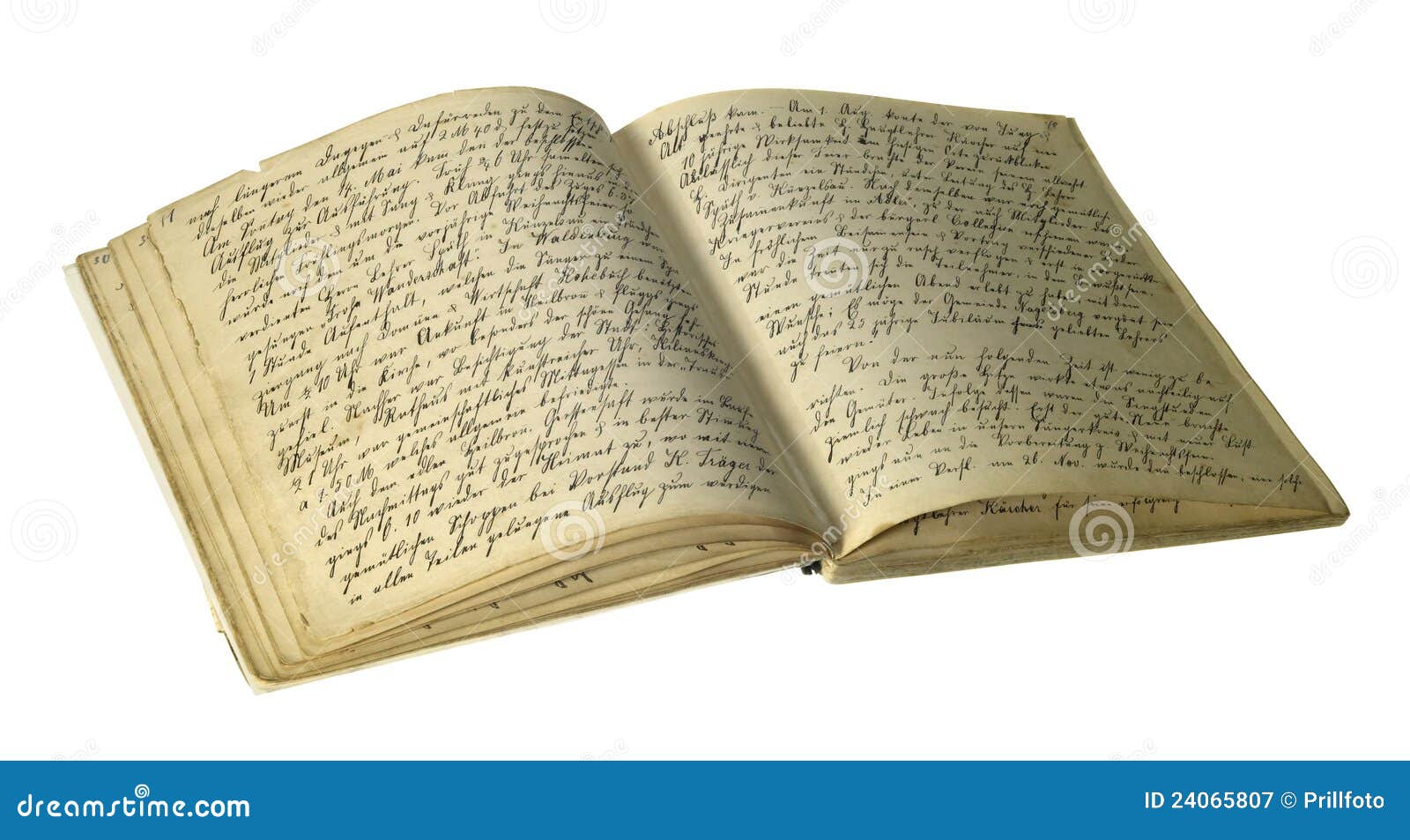 Vieux Livre Manuscrit Ouvert Image stock - Image du individualité ...