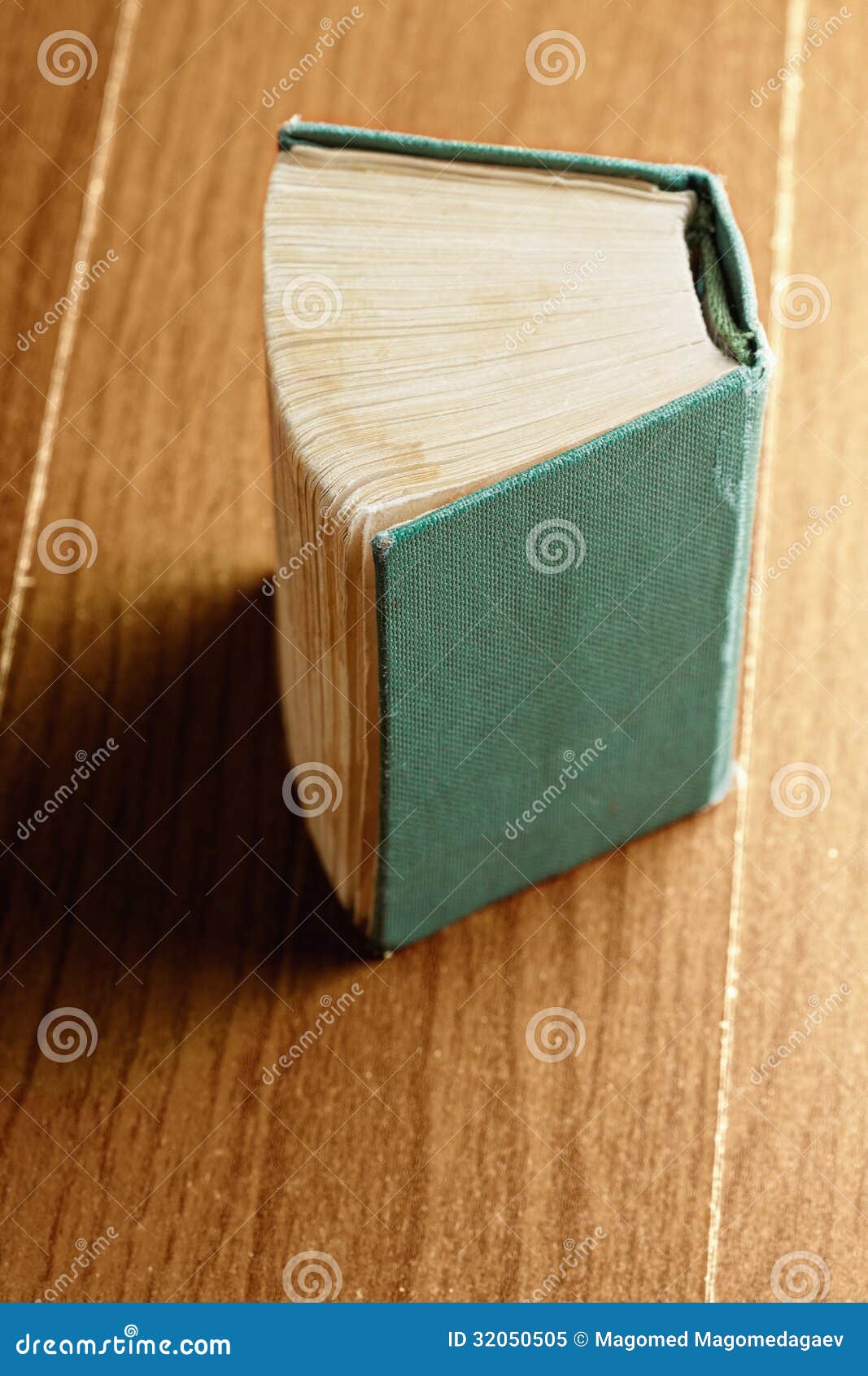 Vieux Livre vert image stock. Image du papier, vert, durée - 32050505