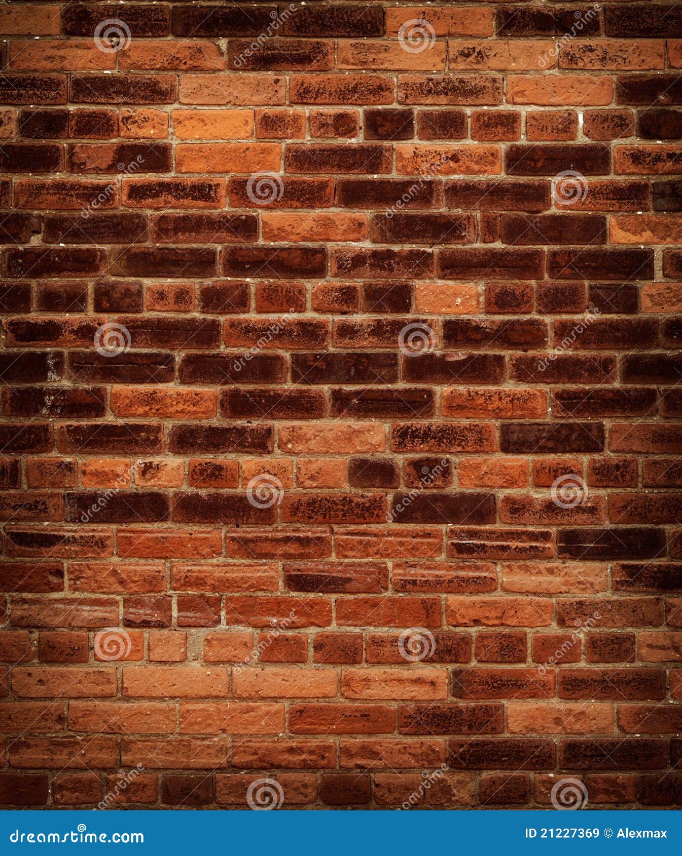 Vieux mur de briques rouge image stock. Image du textures - 21227369