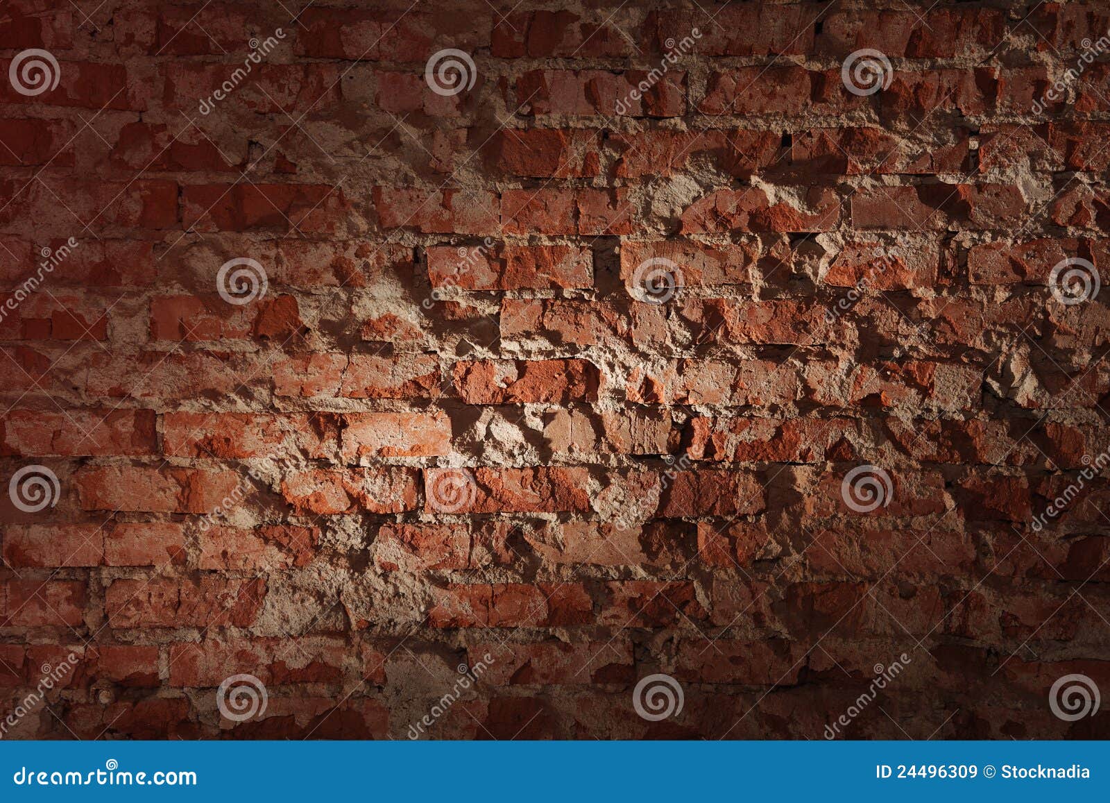 Vieux Mur De Briques Rugueux Image stock - Image du extérieur, copie ...