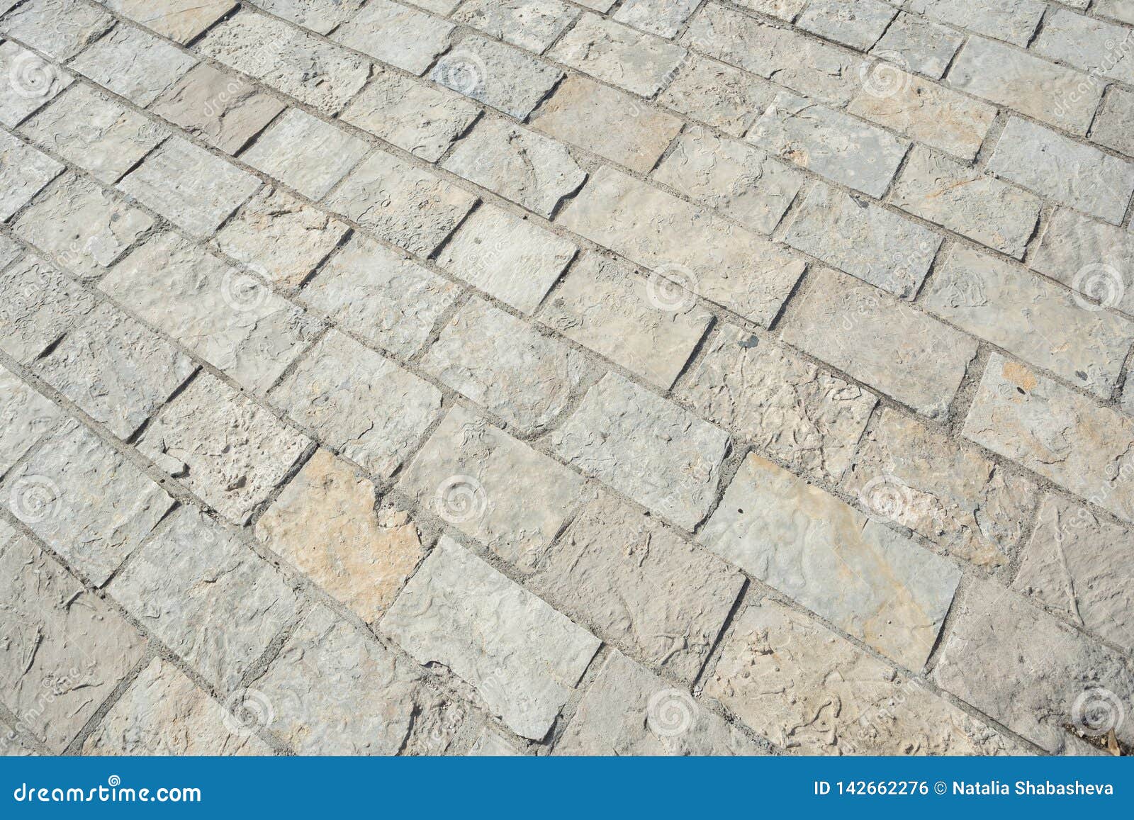 Vieux Plancher En Pierre De Perspective Photo stock - Image du brique ...