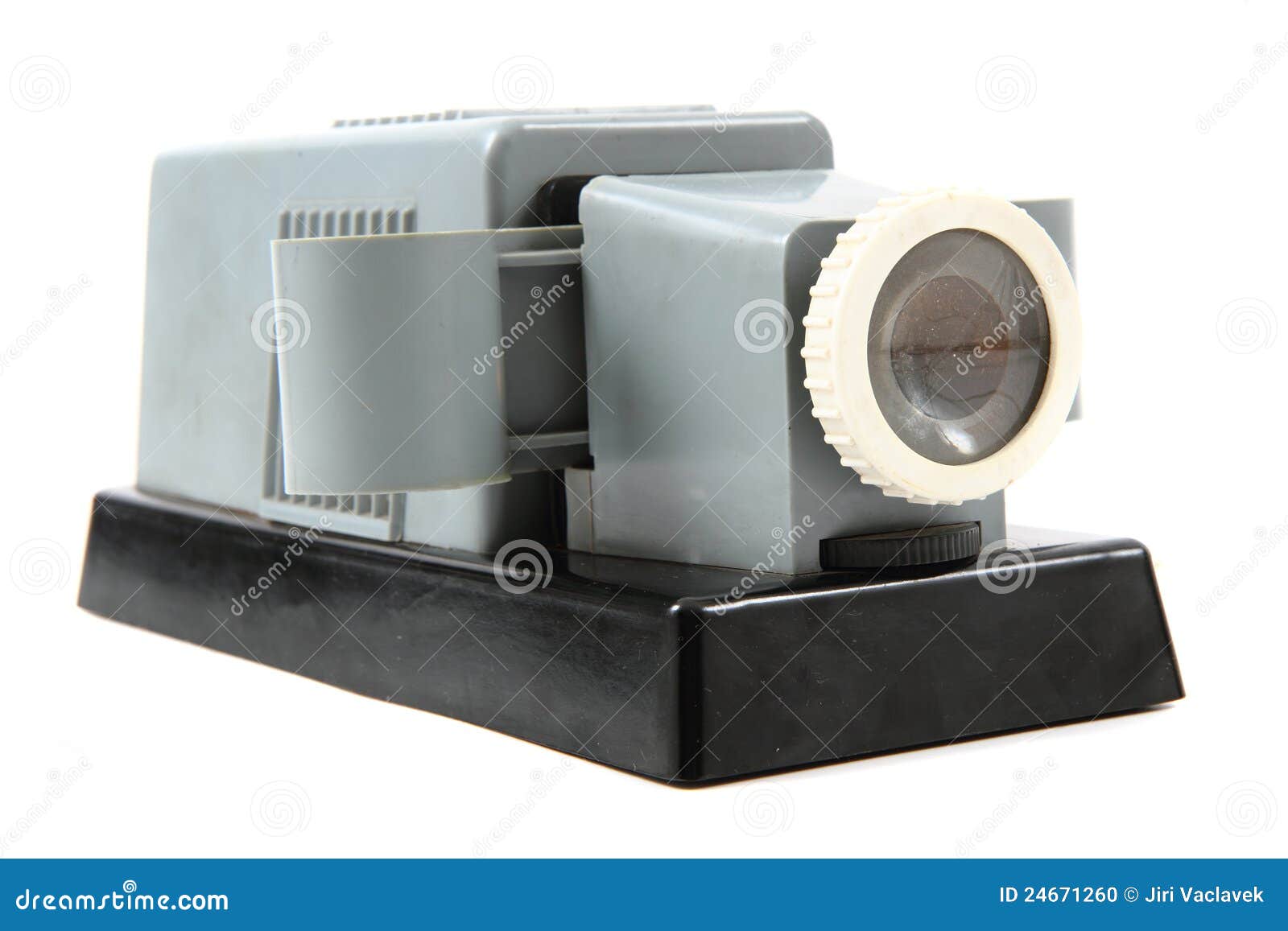 Vieux Projecteur (diascope) Photo stock - Image du plastique ...