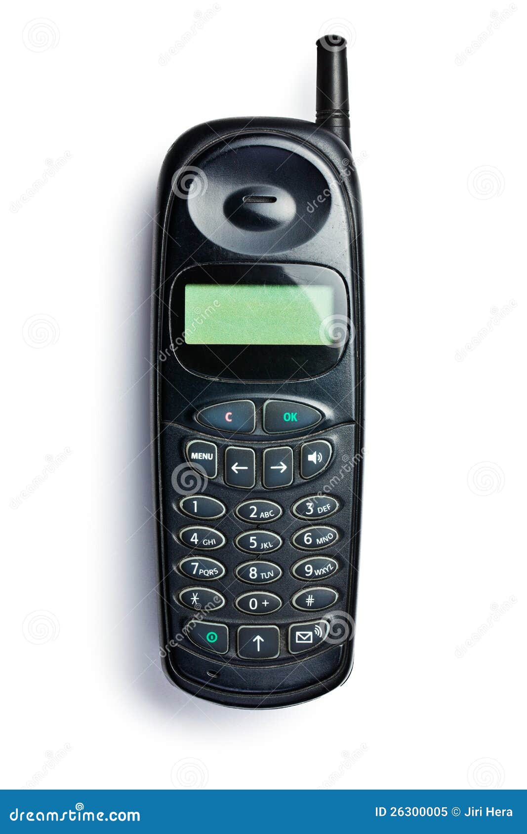 Vieux Téléphone Portable Photo libre de droits - Image: 26300005