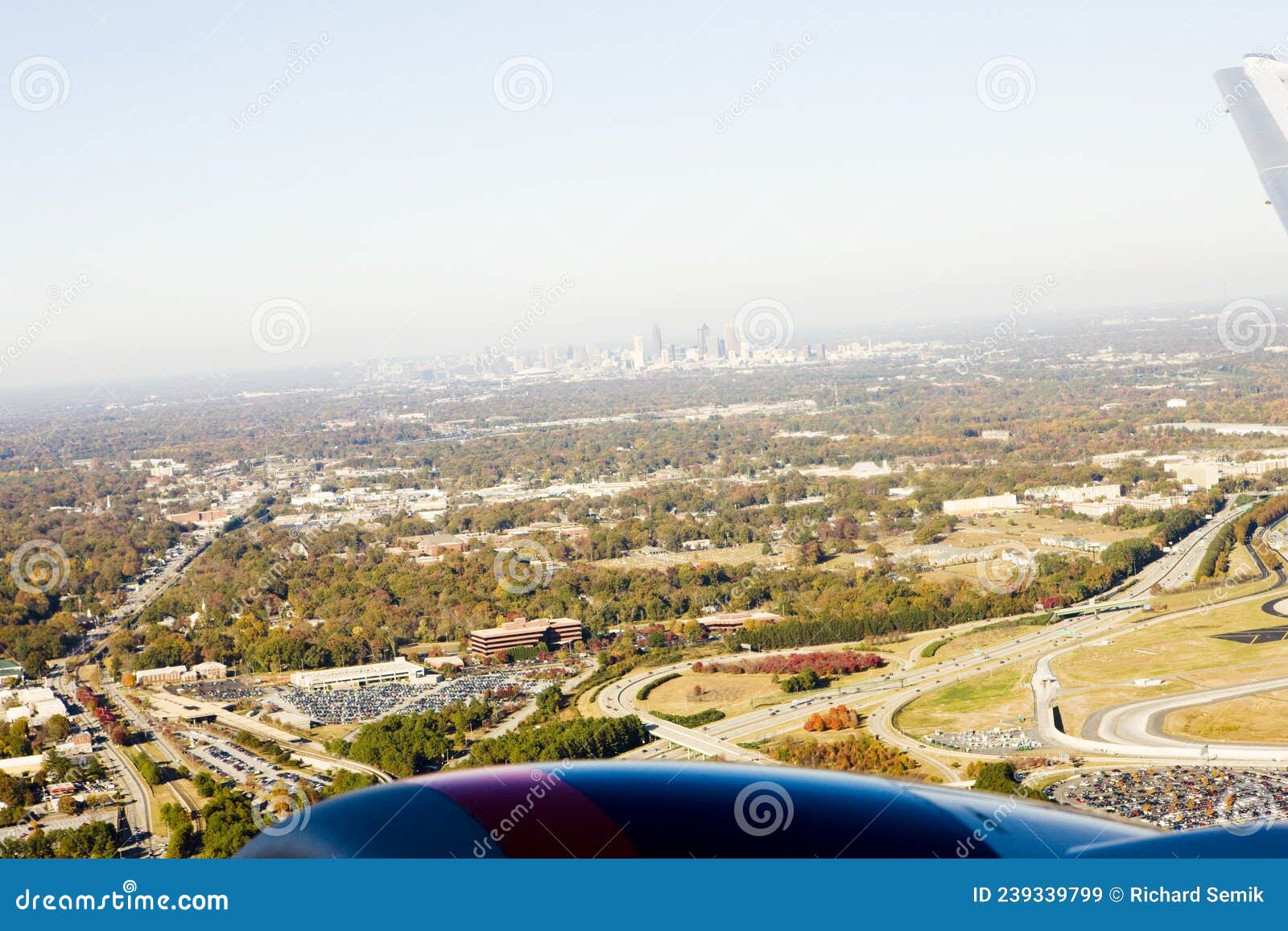 View from Above, Atlanta, Georgia, USA Stock Image - Image of traffics ...