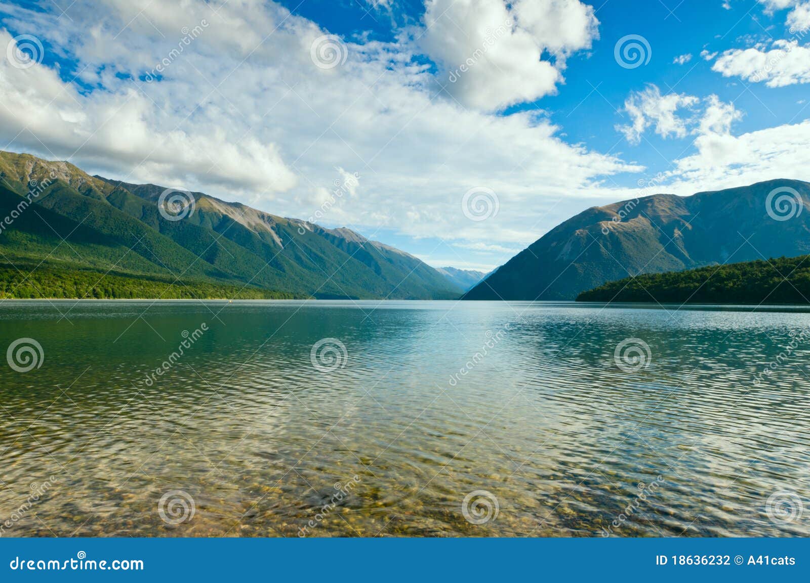 View Above a Beautiful Lake Stock Photo - Image of jetty, holiday: 18636232