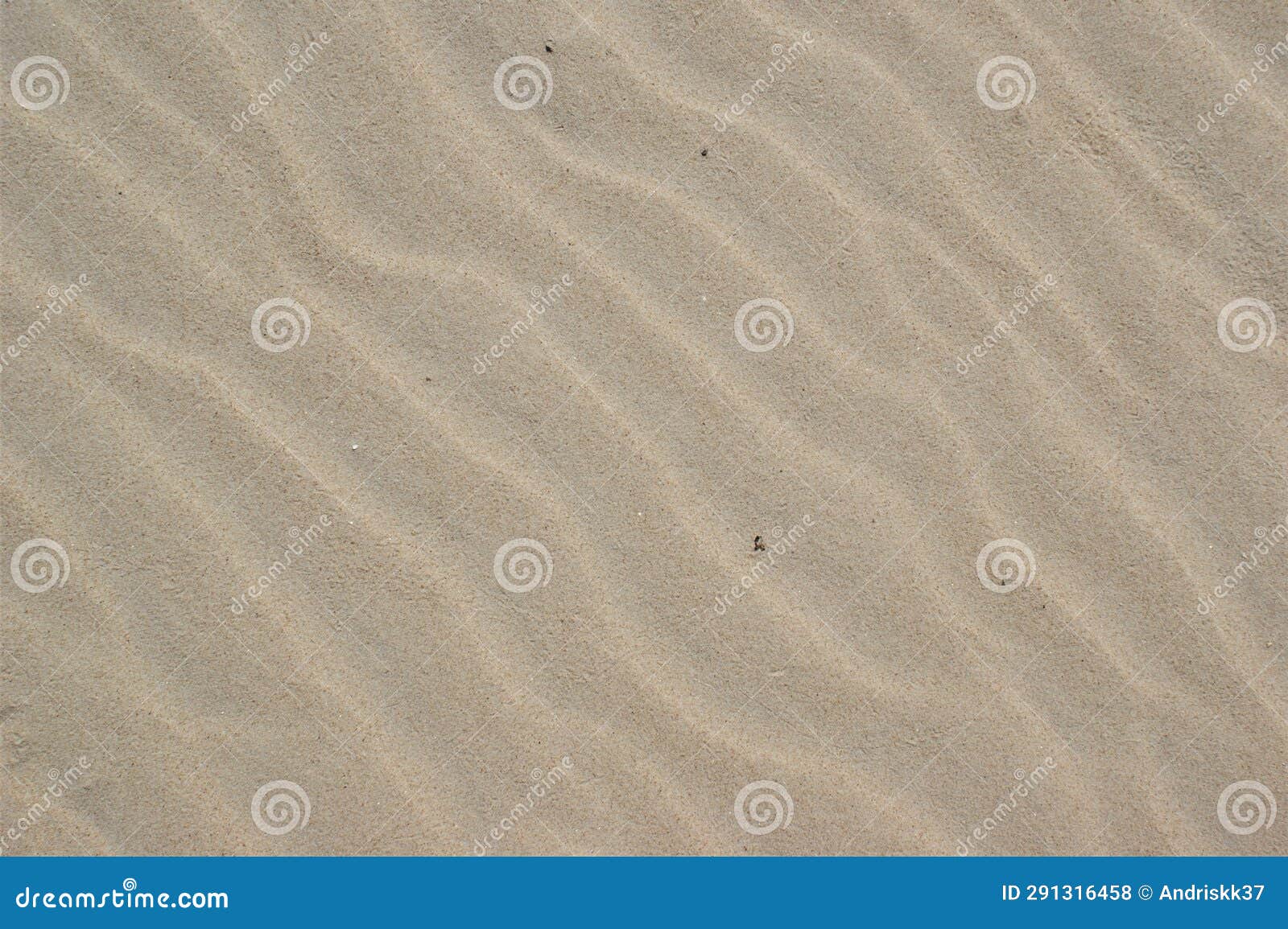 View from Above, Diagonal Wave Direction. Wind Marks on the Beach Sand ...
