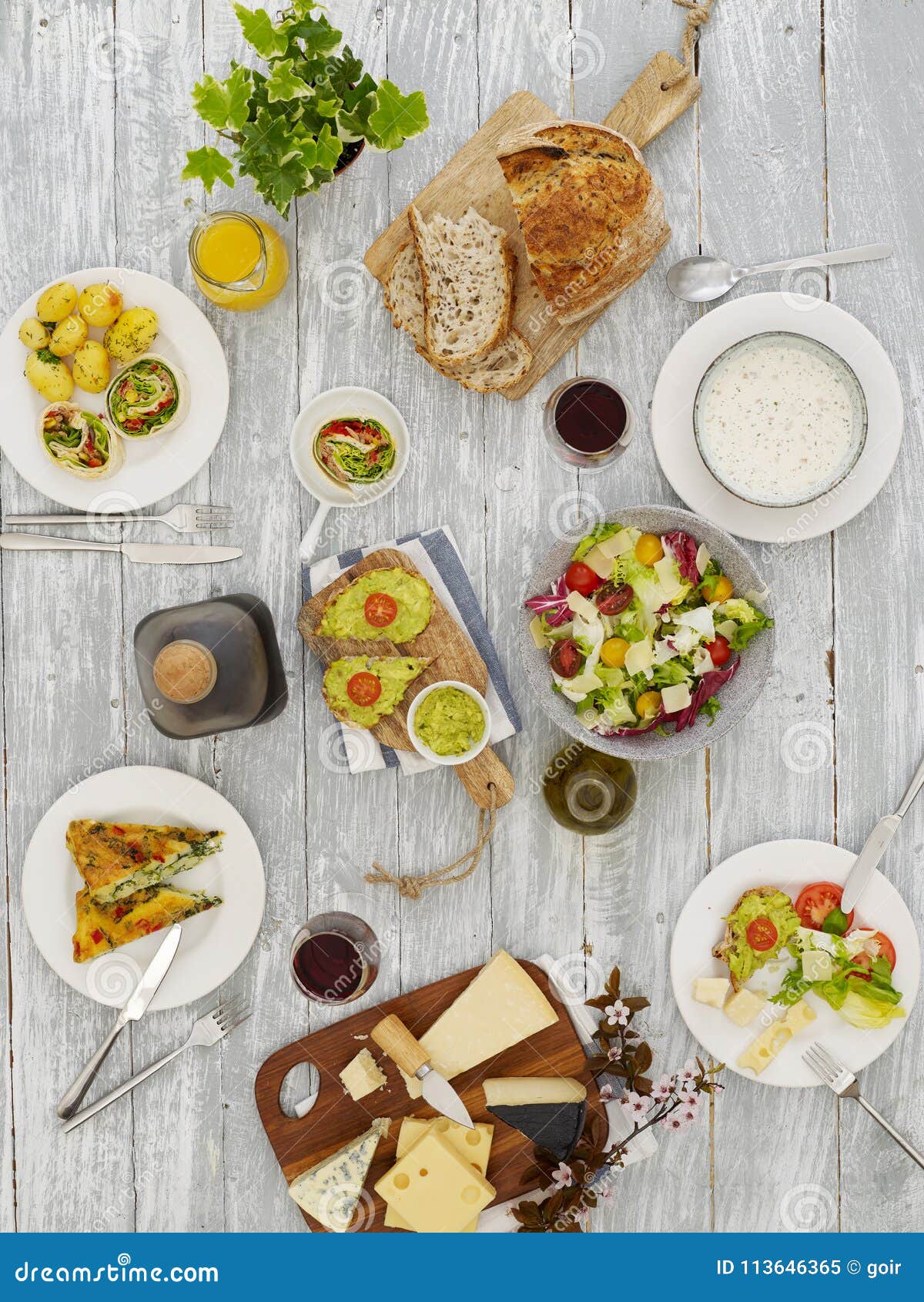 Dinner plates on table stock image. Image of indoors - 113646365