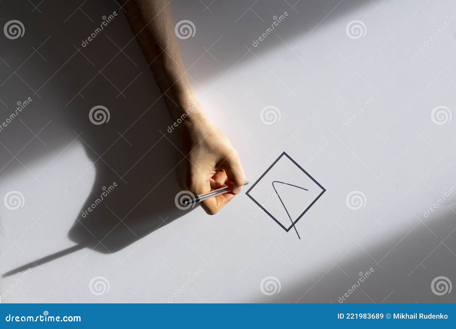 A View from Above Fill the Checkbox on the the Table Surface, Make ...