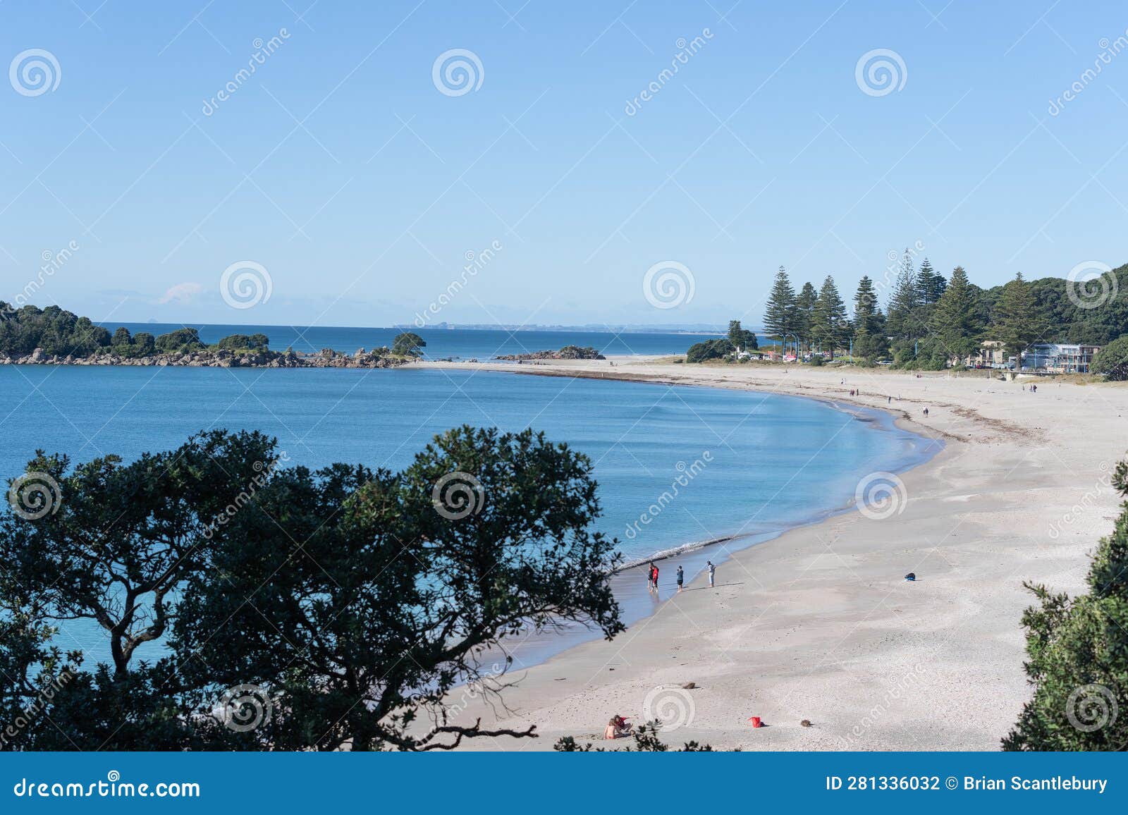 View from Above Main Beach Mount Maunganui Editorial Photography ...