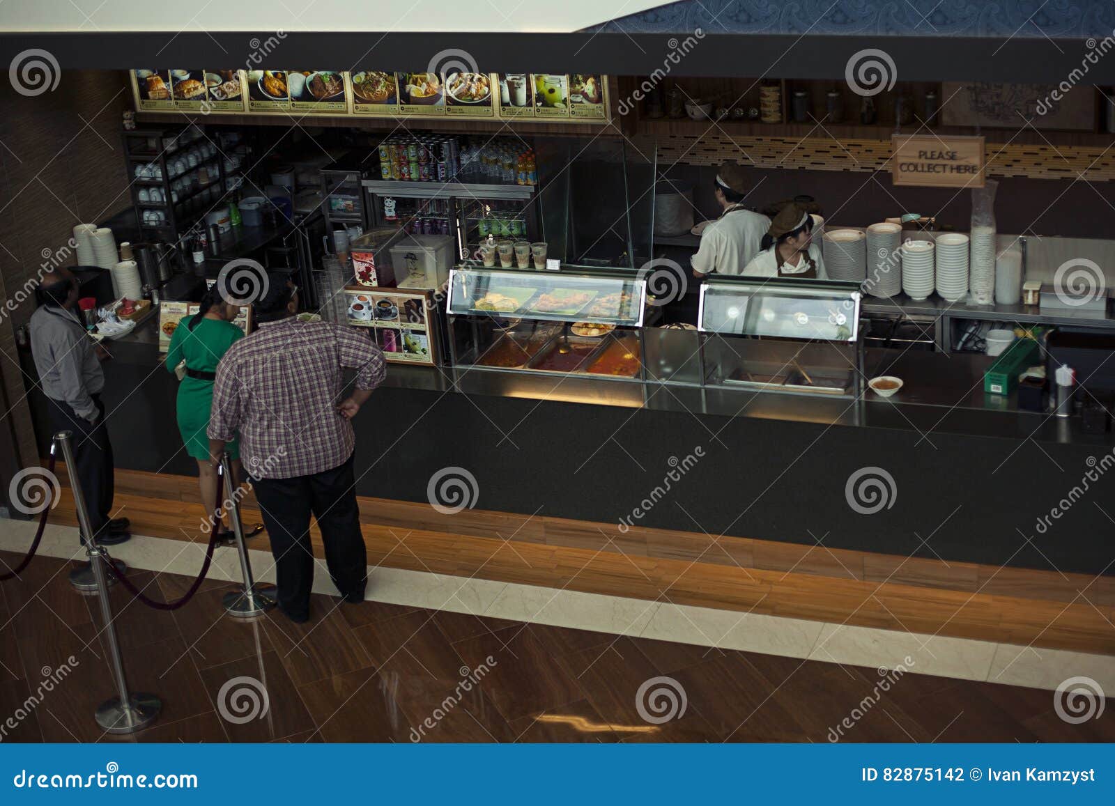 View from Above on Modern Restaurant Cafe Editorial Photography - Image ...