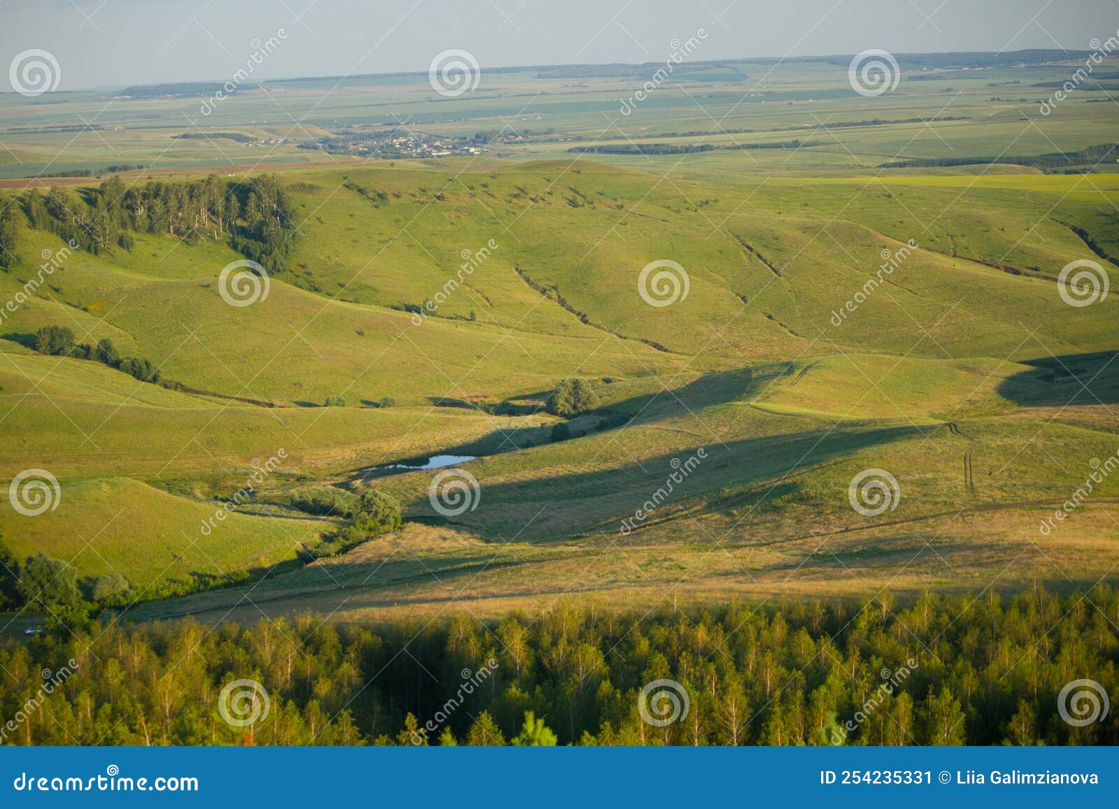View from above stock image. Image of little, land, pasture - 254235331