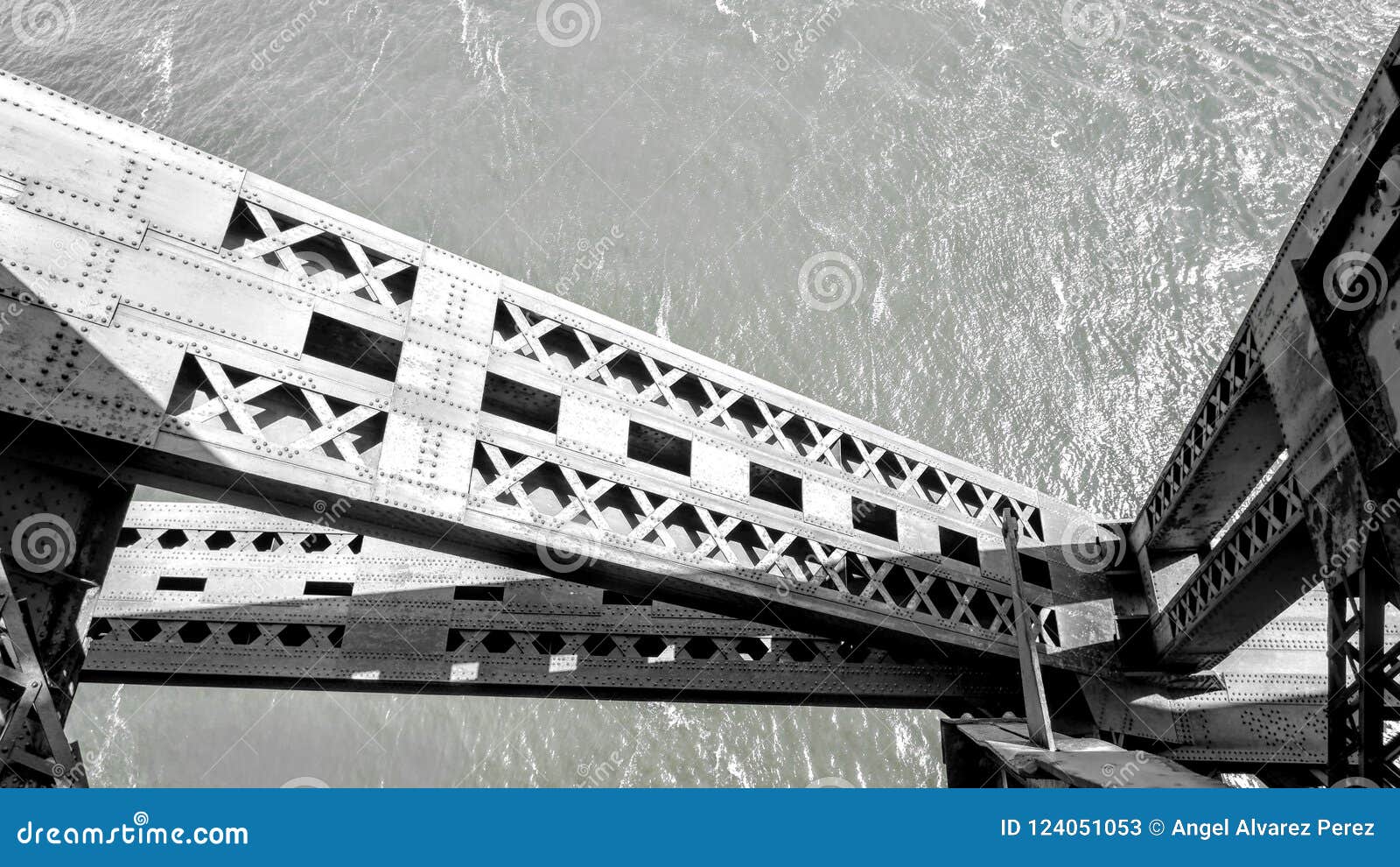Structure of the Quebec Bridge Stock Illustration - Illustration of ...