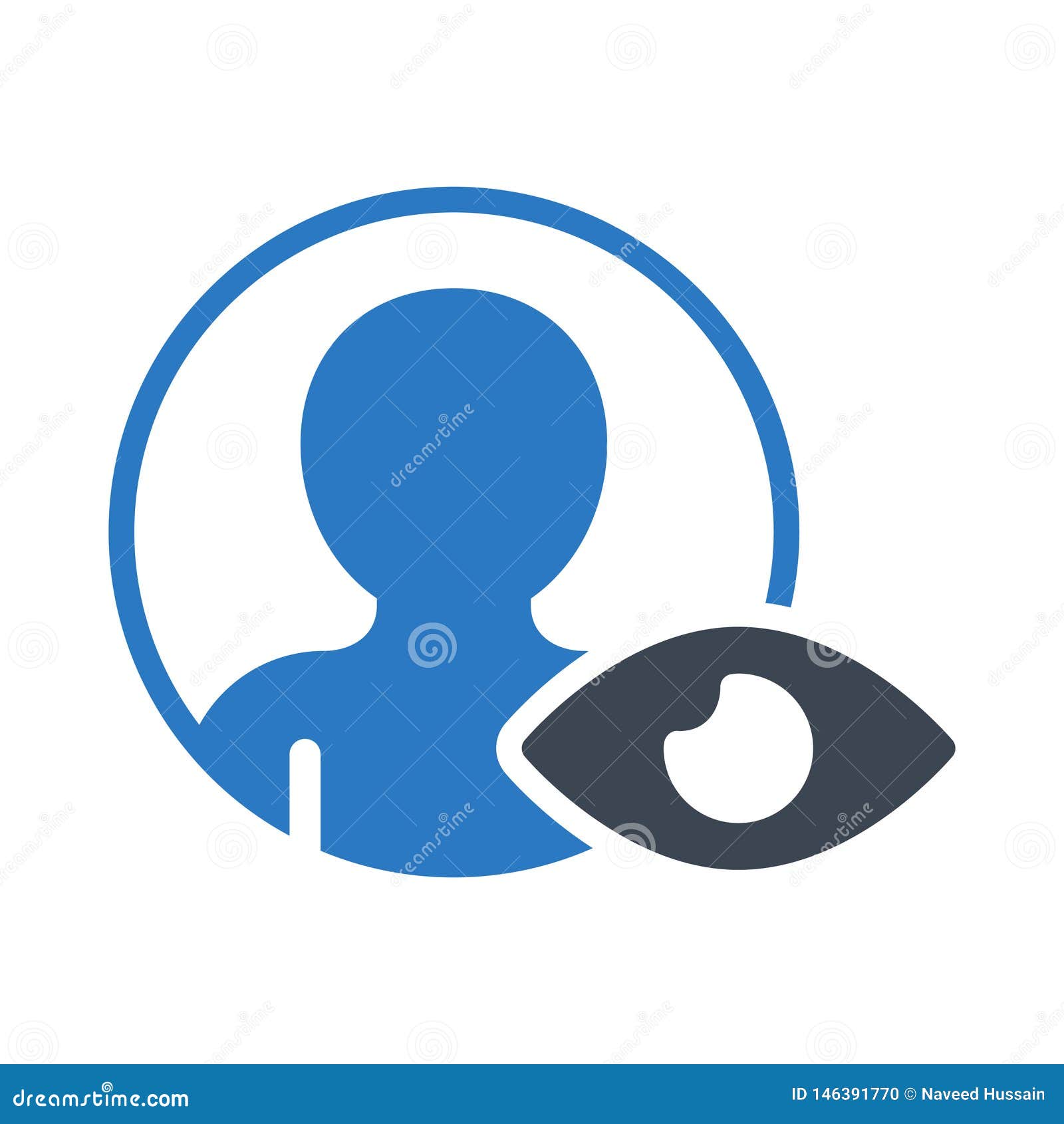 View Account Glyph Color Vector Icon Stock Illustration - Illustration ...