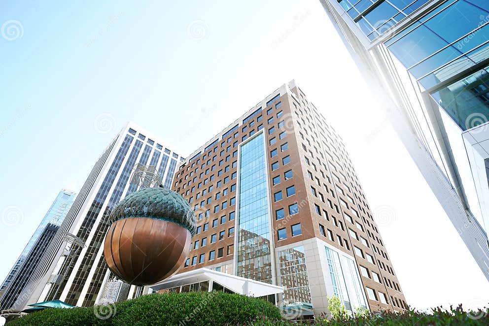 View of the Acorn in Downtown Raleigh NC on Fayetteville Street Stock ... View of the Acorn in Downtown Raleigh NC on Fayetteville Street Stock ...