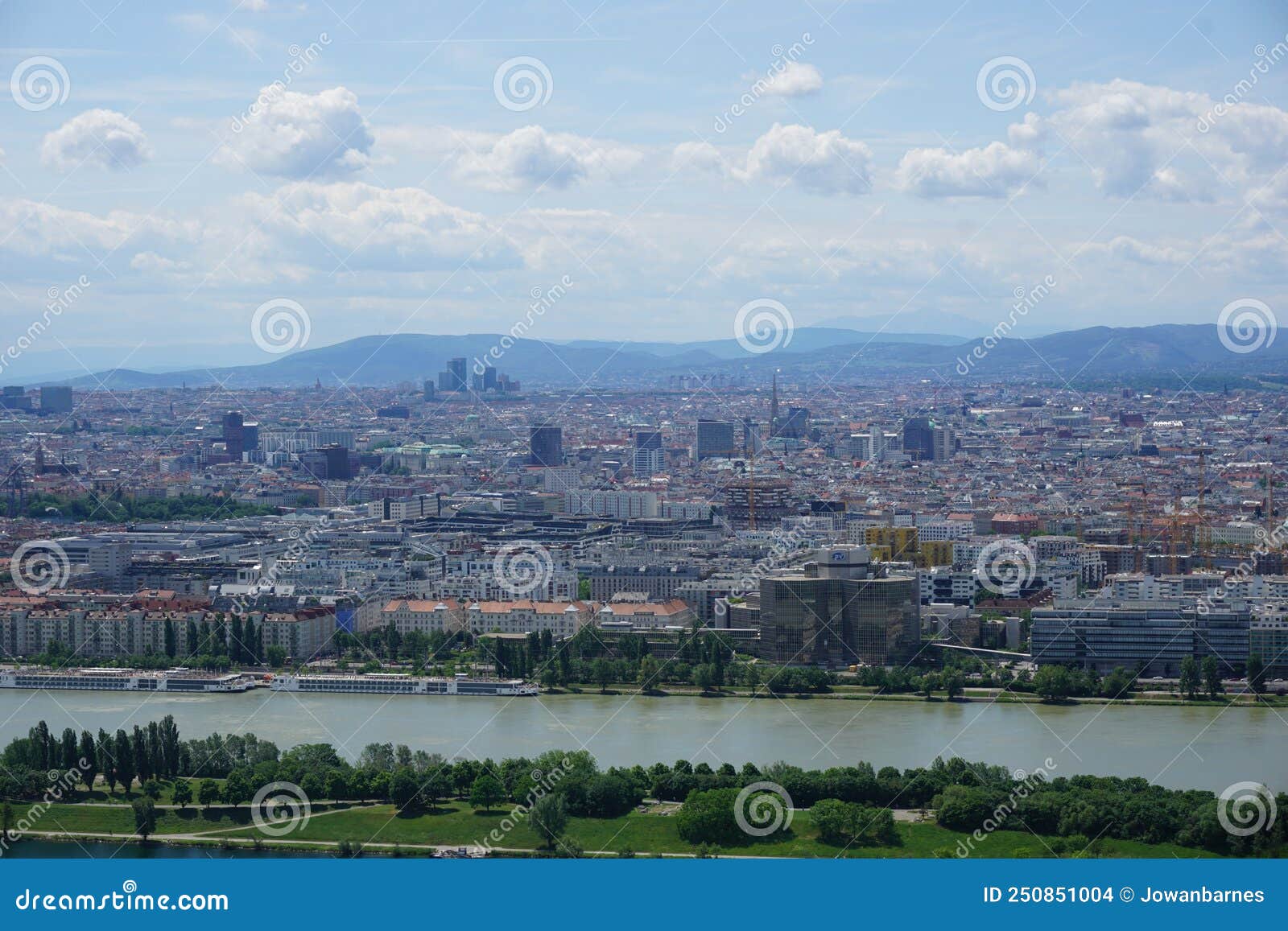 A View Across Vienna from the Donauturm Stock Photo - Image of vienna ...