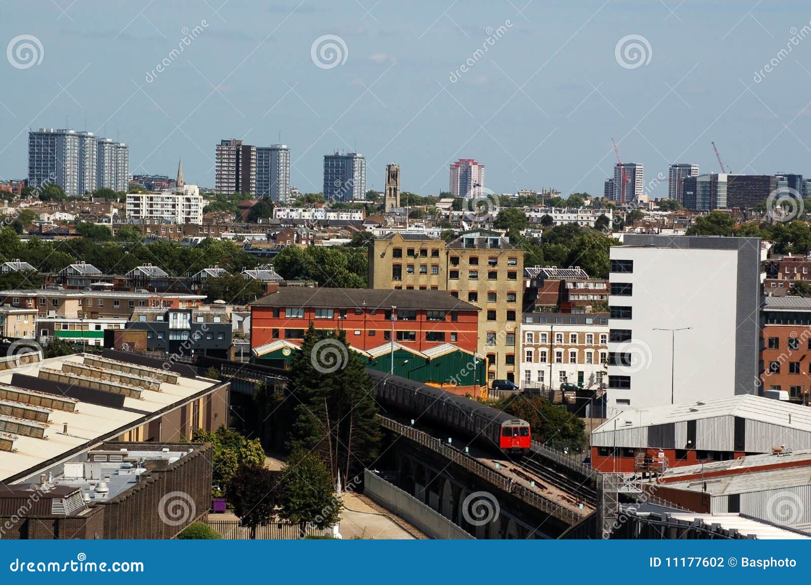 View across West London stock photo. Image of kensington - 11177602
